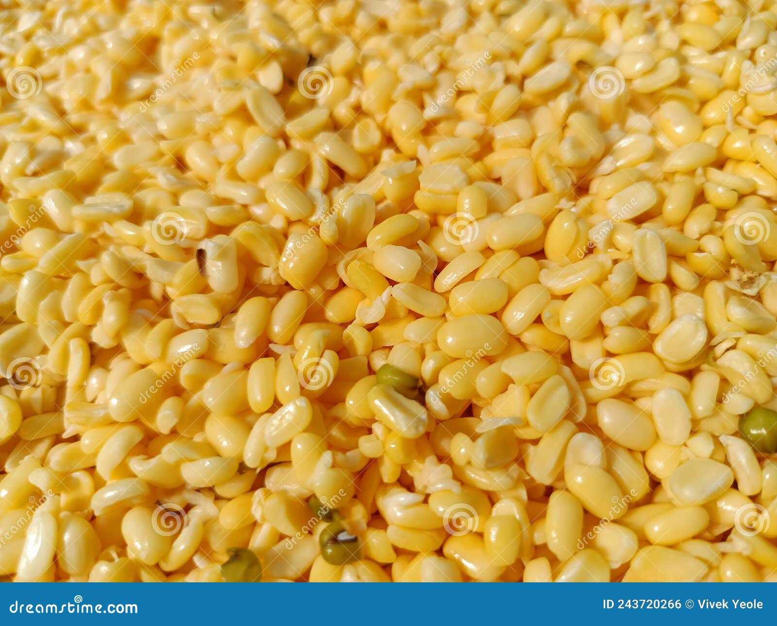 Moong Dal or Mung Daal Yellow Daal in Basket Stock Photo - Image of ...