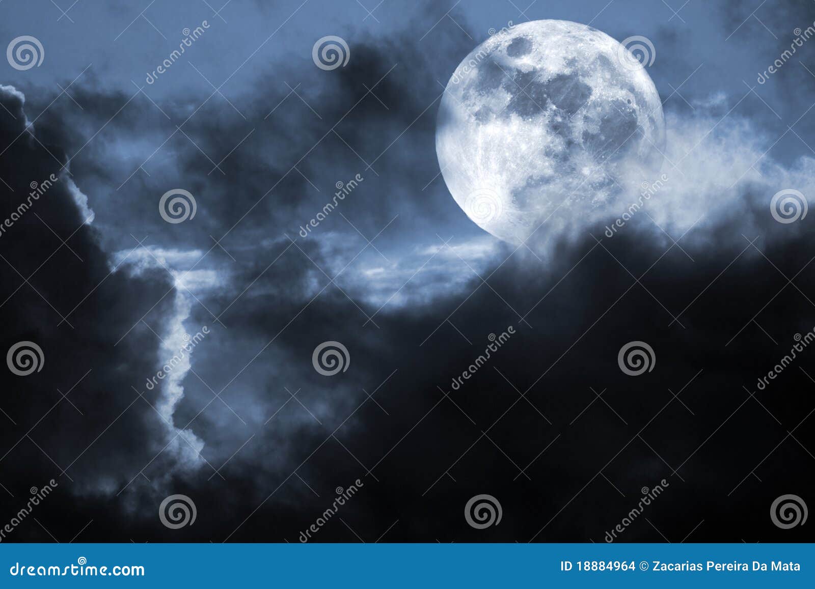 Moonlight stock photo. Image of blue, midnight, moonlight - 18884964