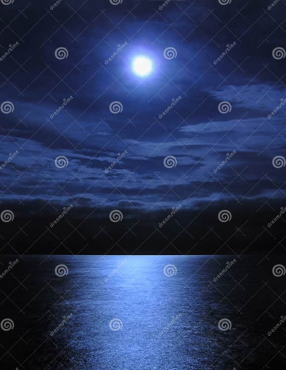 Moonlight stock image. Image of silence, midnight, romantic - 254925