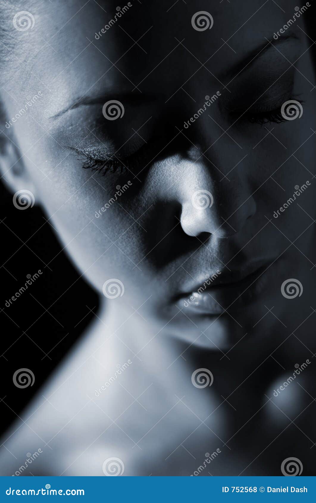 Moonlight Body stock photo. Image of sensuality, eyelid - 752568