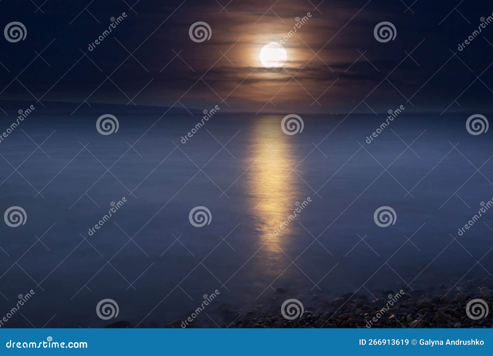 Moonlight stock image. Image of space, destination, beautiful - 266913619