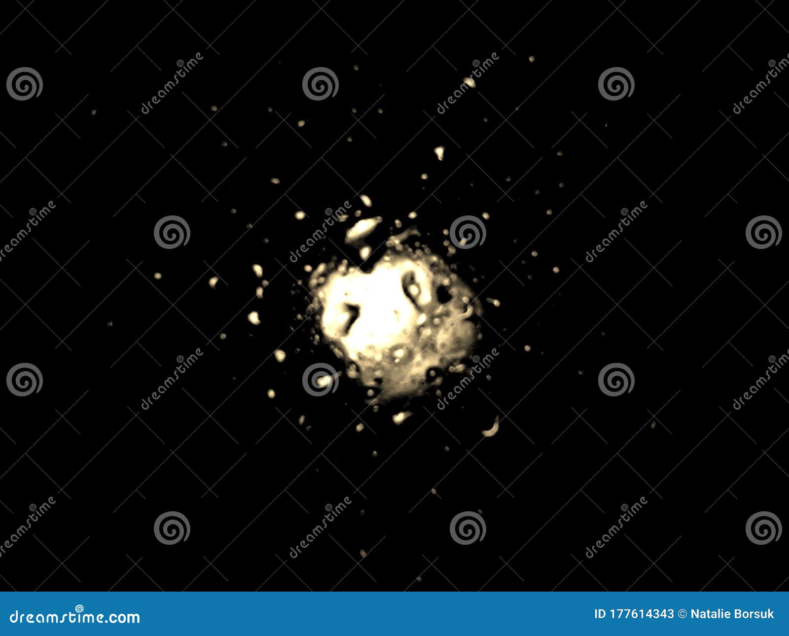 Moonlight through the Glass Stock Image - Image of abstraction ...