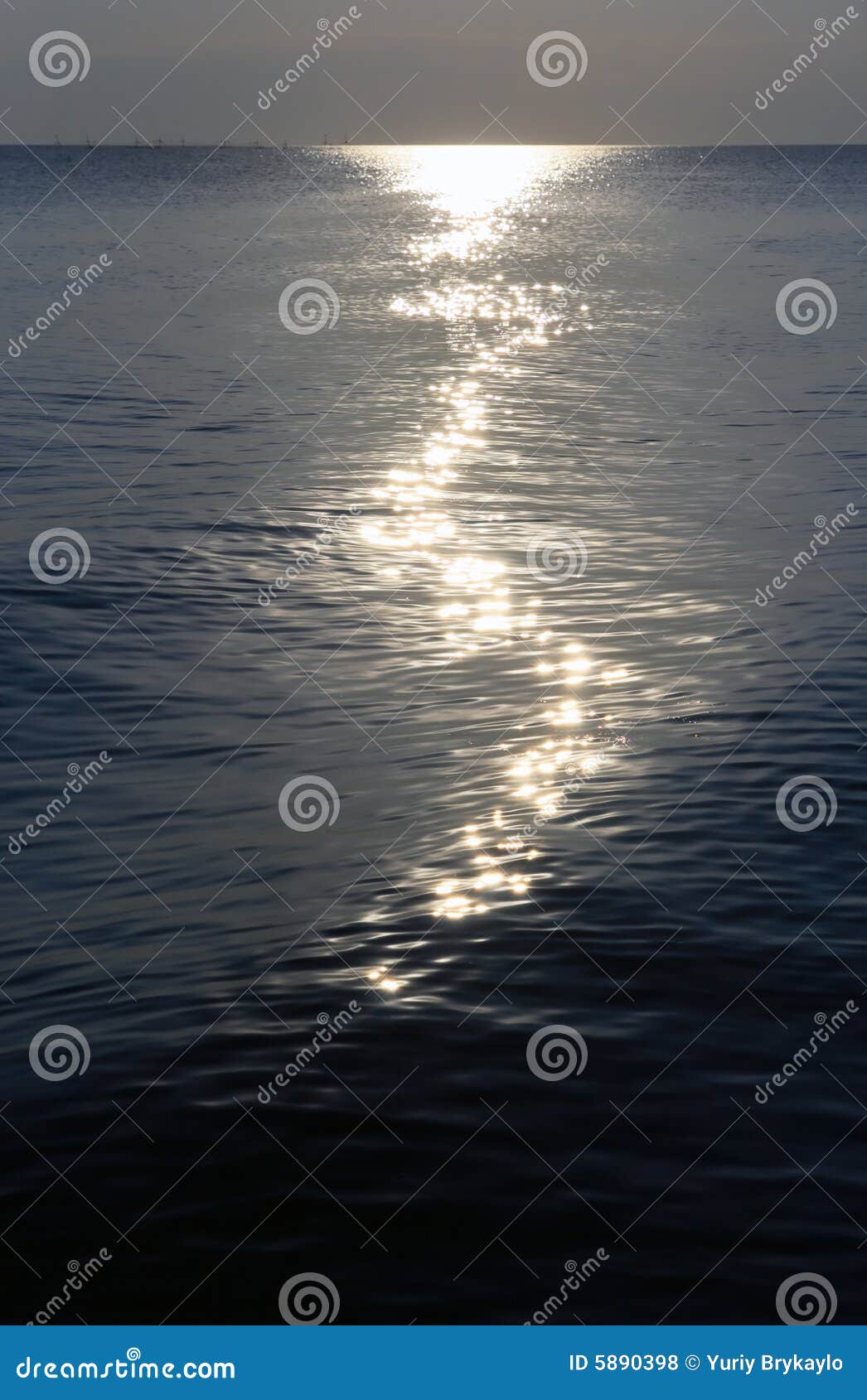Moonlight path on water stock photo. Image of pacific - 5890398