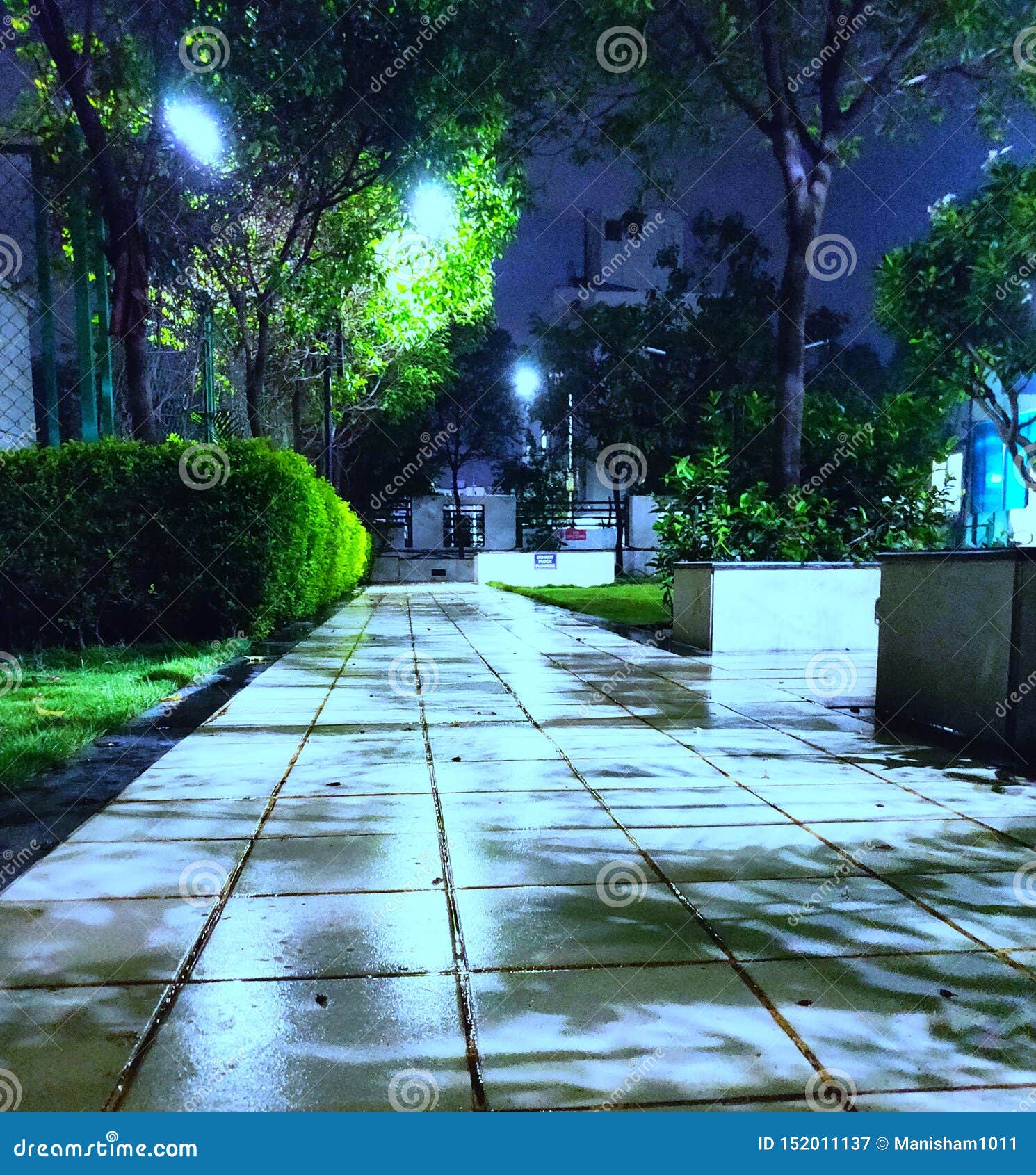 Moonlight on a rainy night stock image. Image of moonlight - 152011137