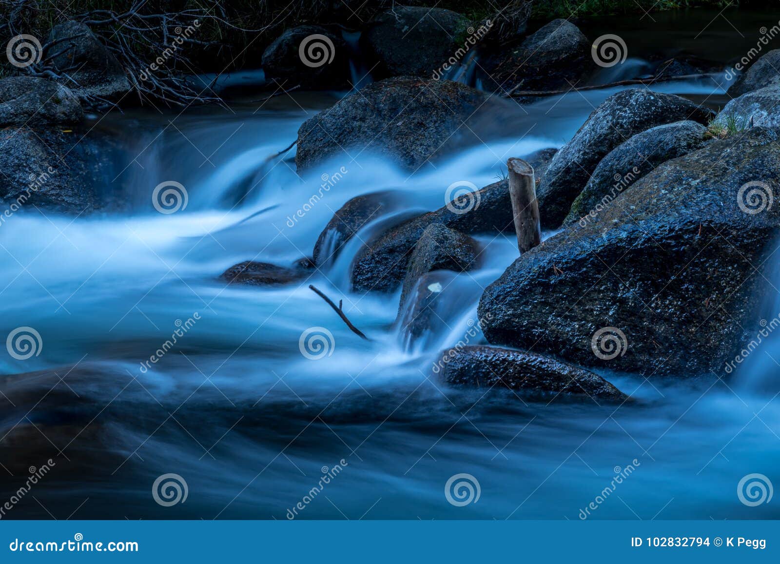 Moonlight River stock photo. Image of watercourse, travel - 102832794