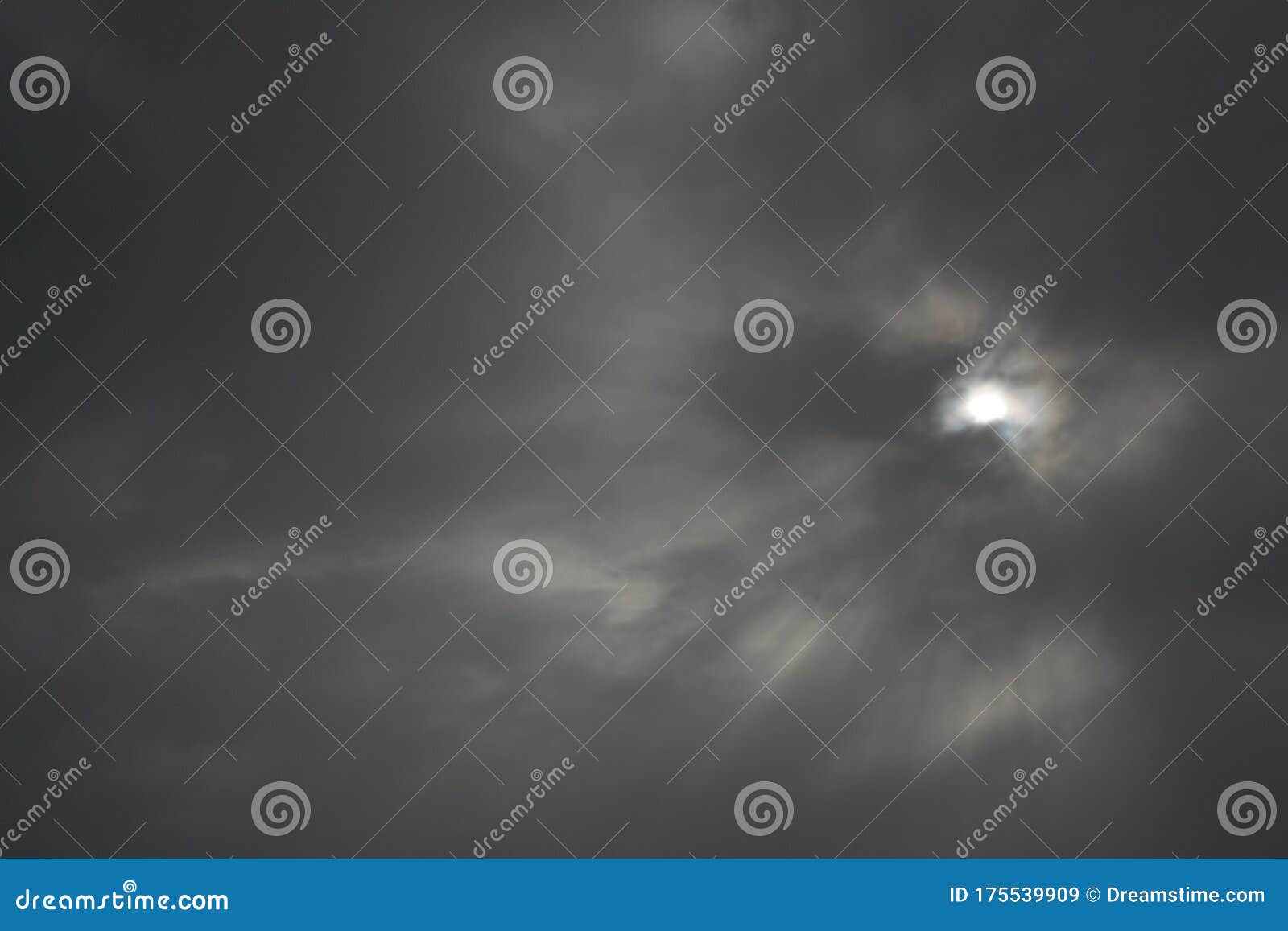 Moonlight Shining through a Cloudy Sky Stock Image - Image of wallpaper ...