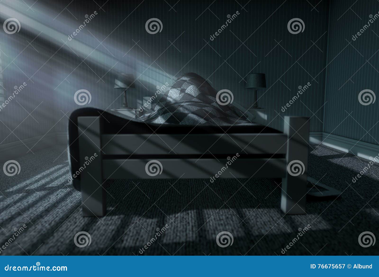 Moonlight Sleep in stock illustration. Illustration of charging - 76675657