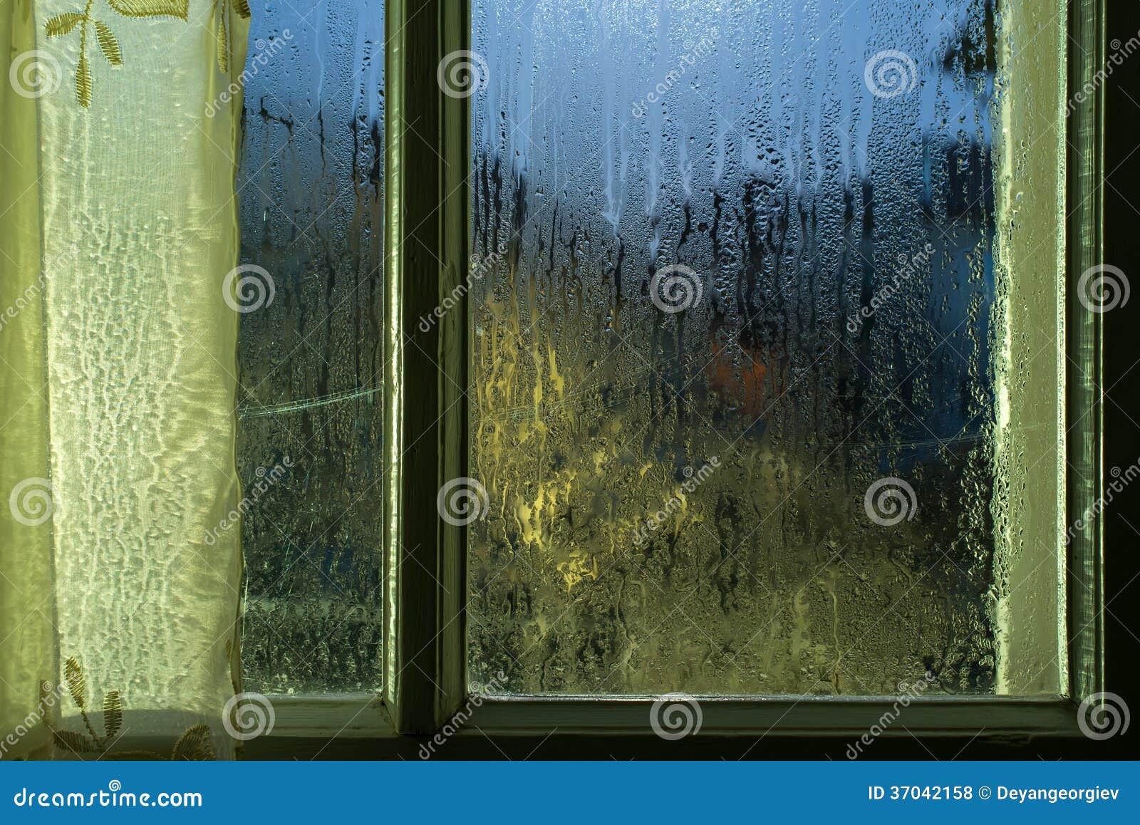 Moonlight through the Window Stock Photo - Image of abstract, blue ...