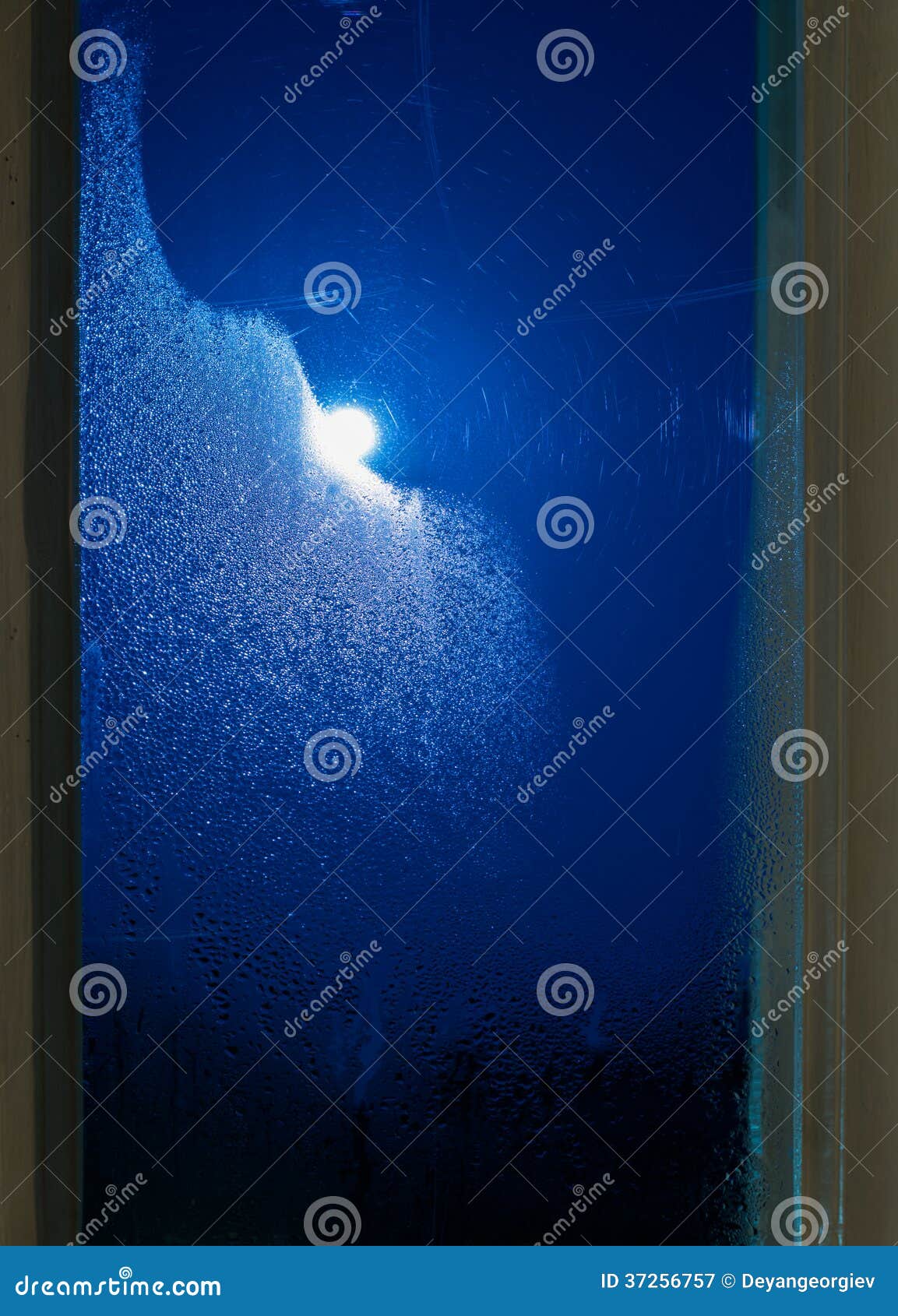 Moonlight through the Window Stock Image - Image of cool, clear: 37256757
