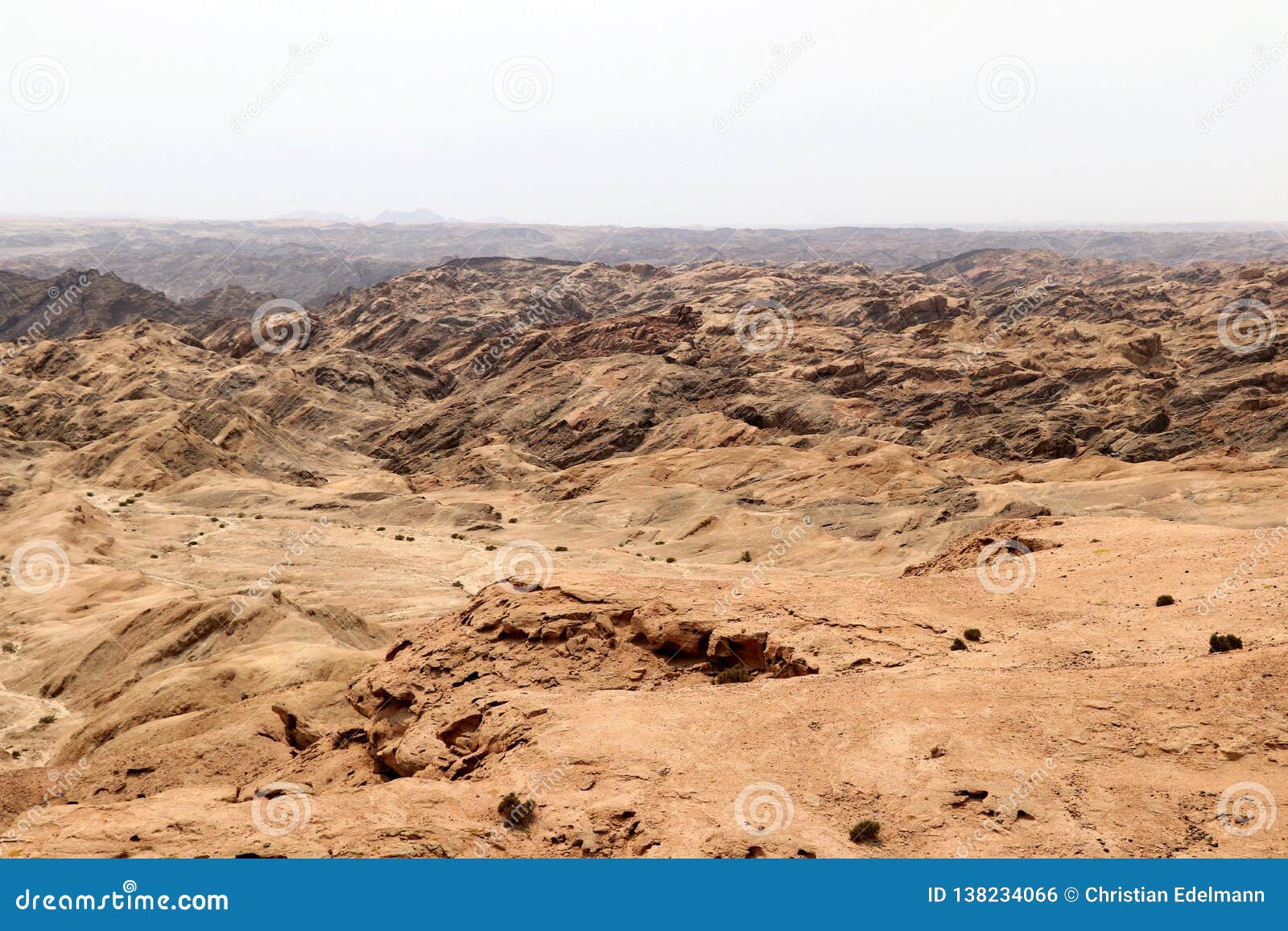 Moonscape Canyon - Namibia Africa Stock Photo - Image of sand, geology ...