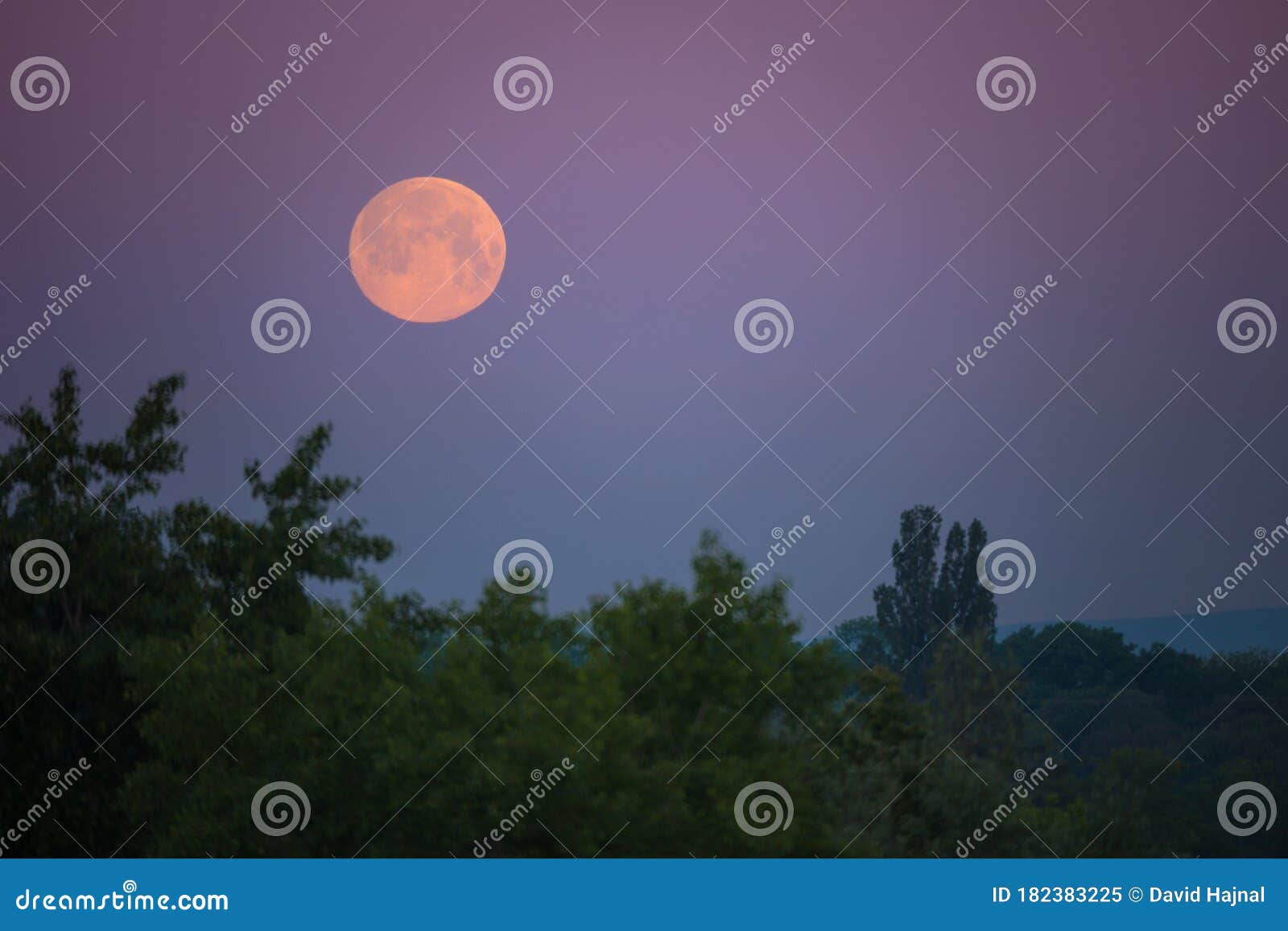 Moonset stock image. Image of dawn, light, colorful - 182383225