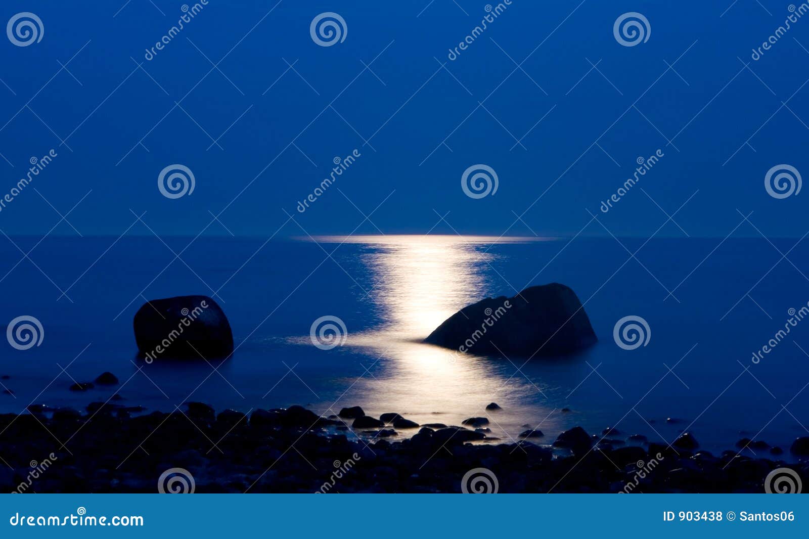 Moonshine stock photo. Image of light, fishing, reflection - 903438