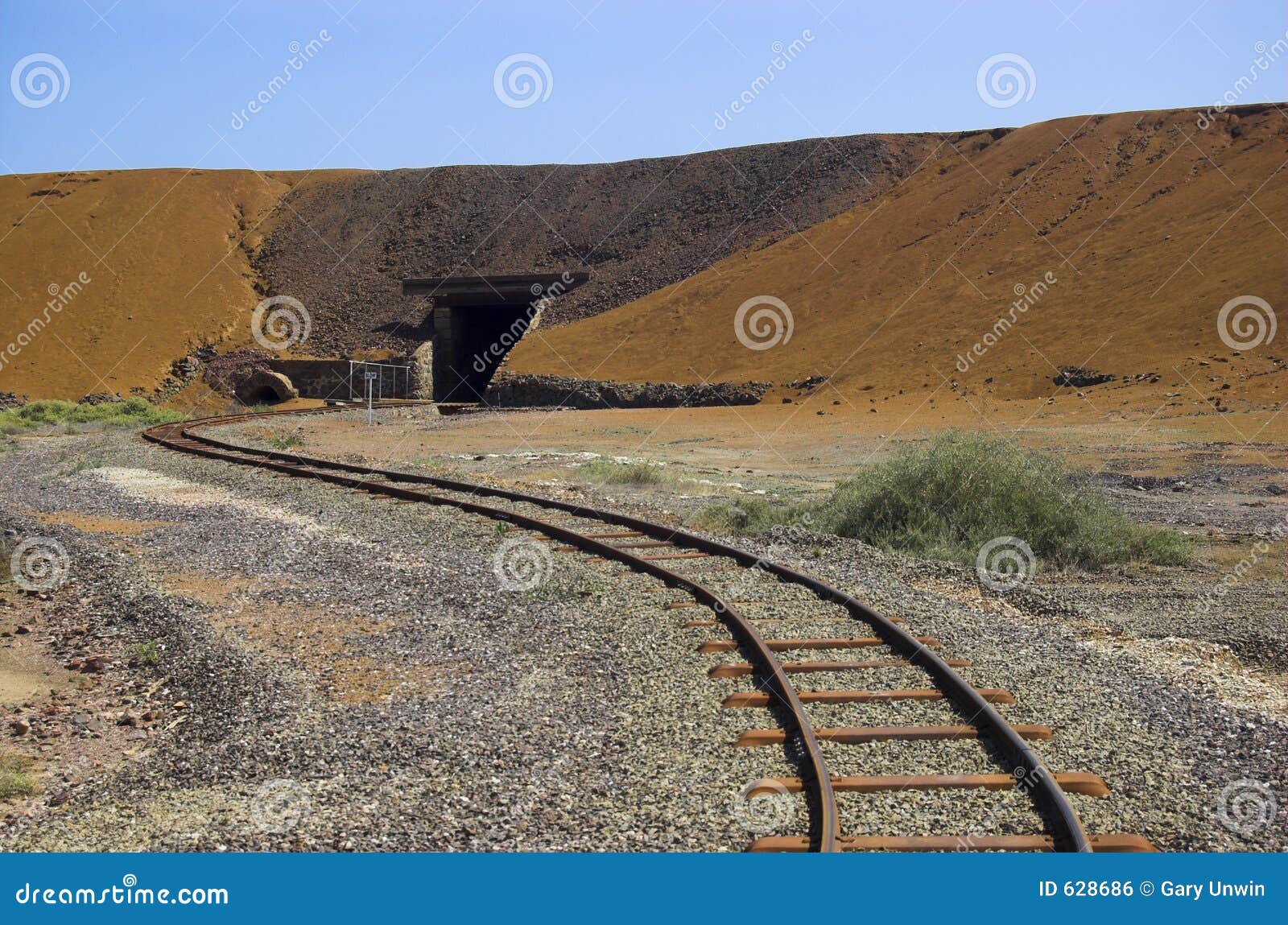 Moonta Mining Railway stock photo. Image of tailings, tourist - 628686