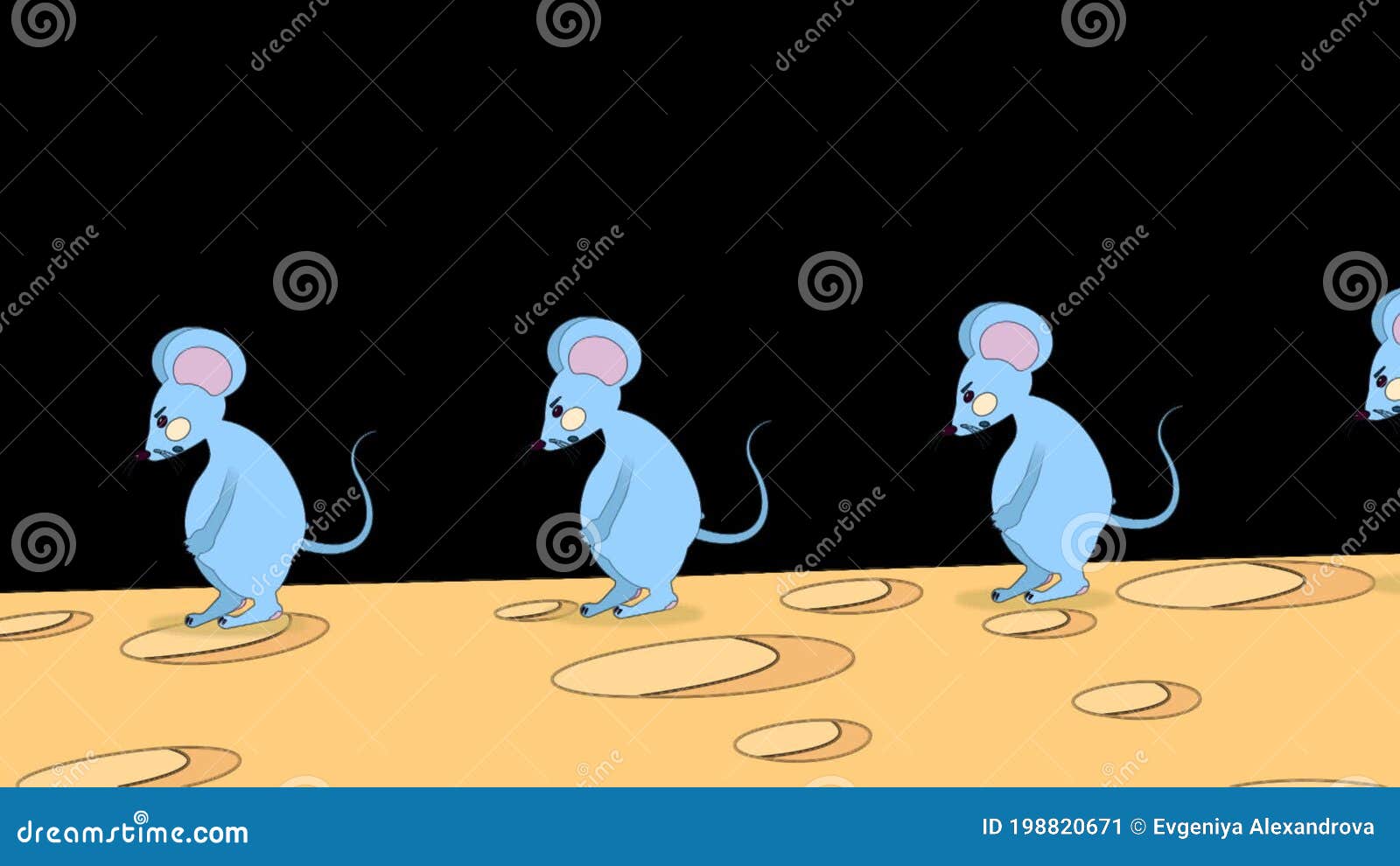 Moonwalk. Mice Dance on a Piece of Cheese Stock Video - Video of yellow ...