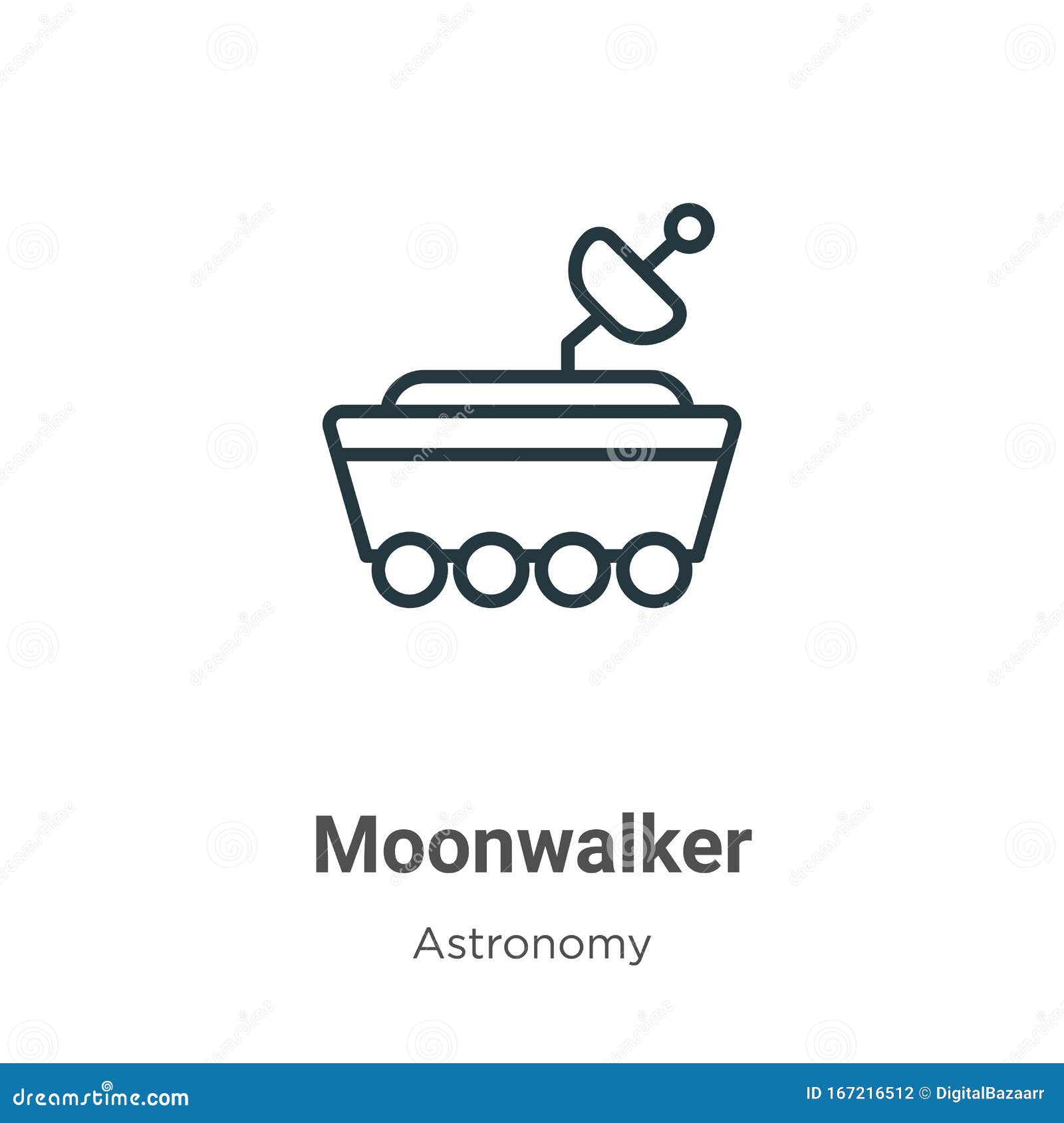 Moonwalker Outline Vector Icon. Thin Line Black Moonwalker Icon, Flat ...