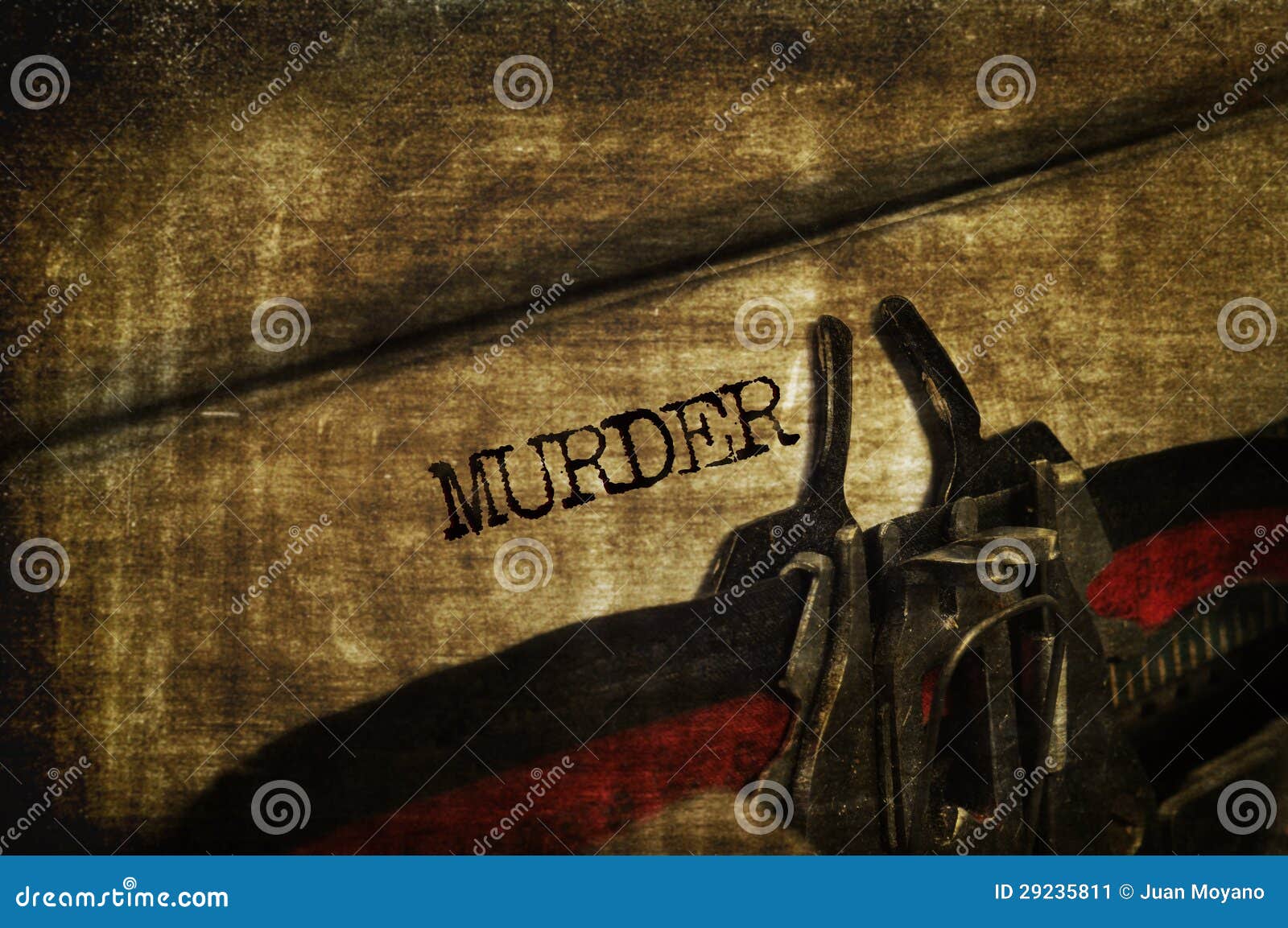 Moord stock afbeelding. Image of bericht, informatie - 29235811