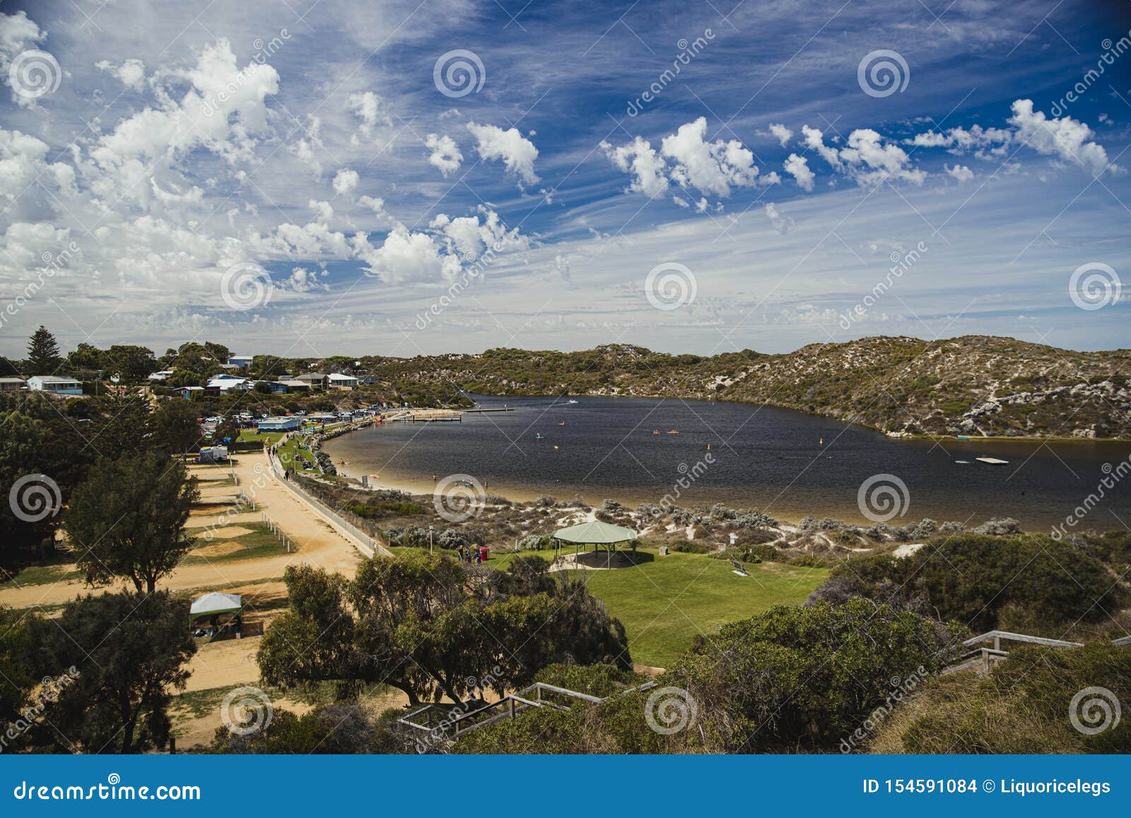 Moore River at Guilderton stock photo. Image of famous - 154591084