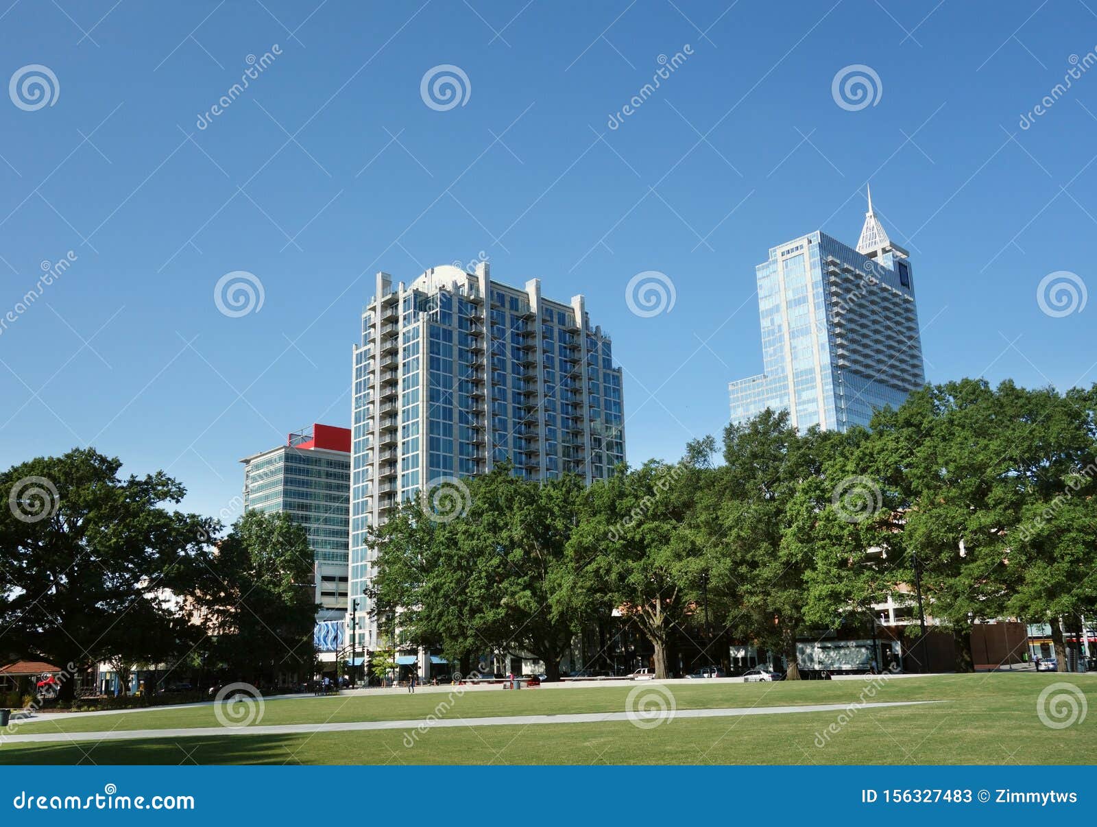 Moore Square in Downtown Raleigh Editorial Stock Photo - Image of ...