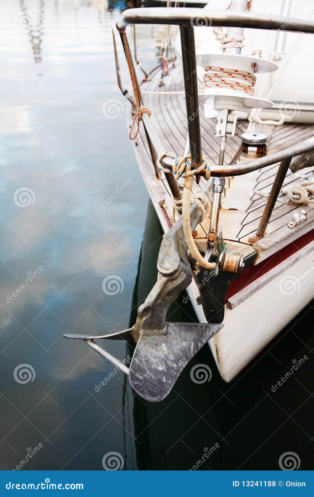 Moored boat stock photo. Image of daylight, daytime, rope - 13241188