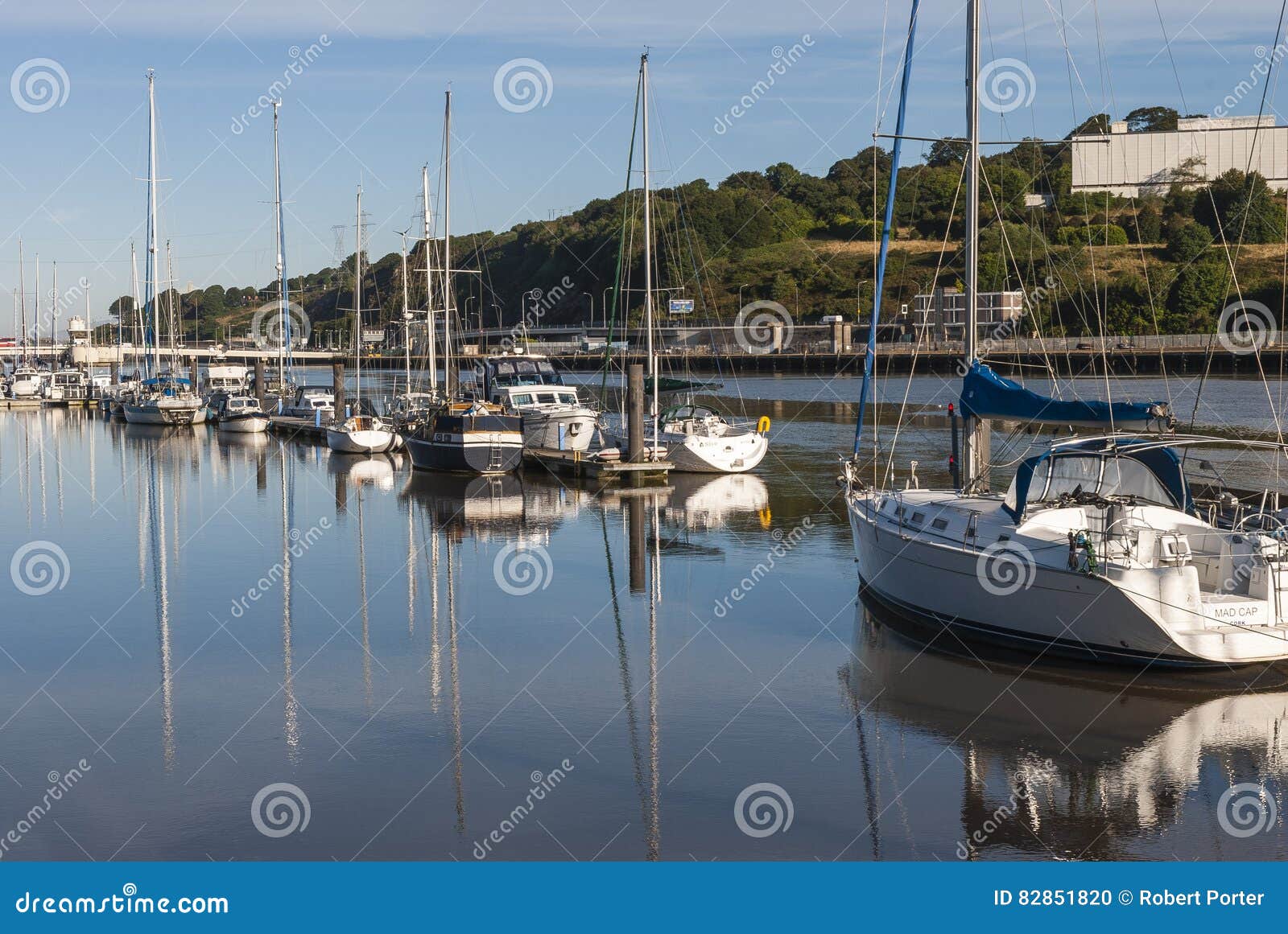 Moored Boats - Waterford - Ireland Editorial Image - Image of blue ...