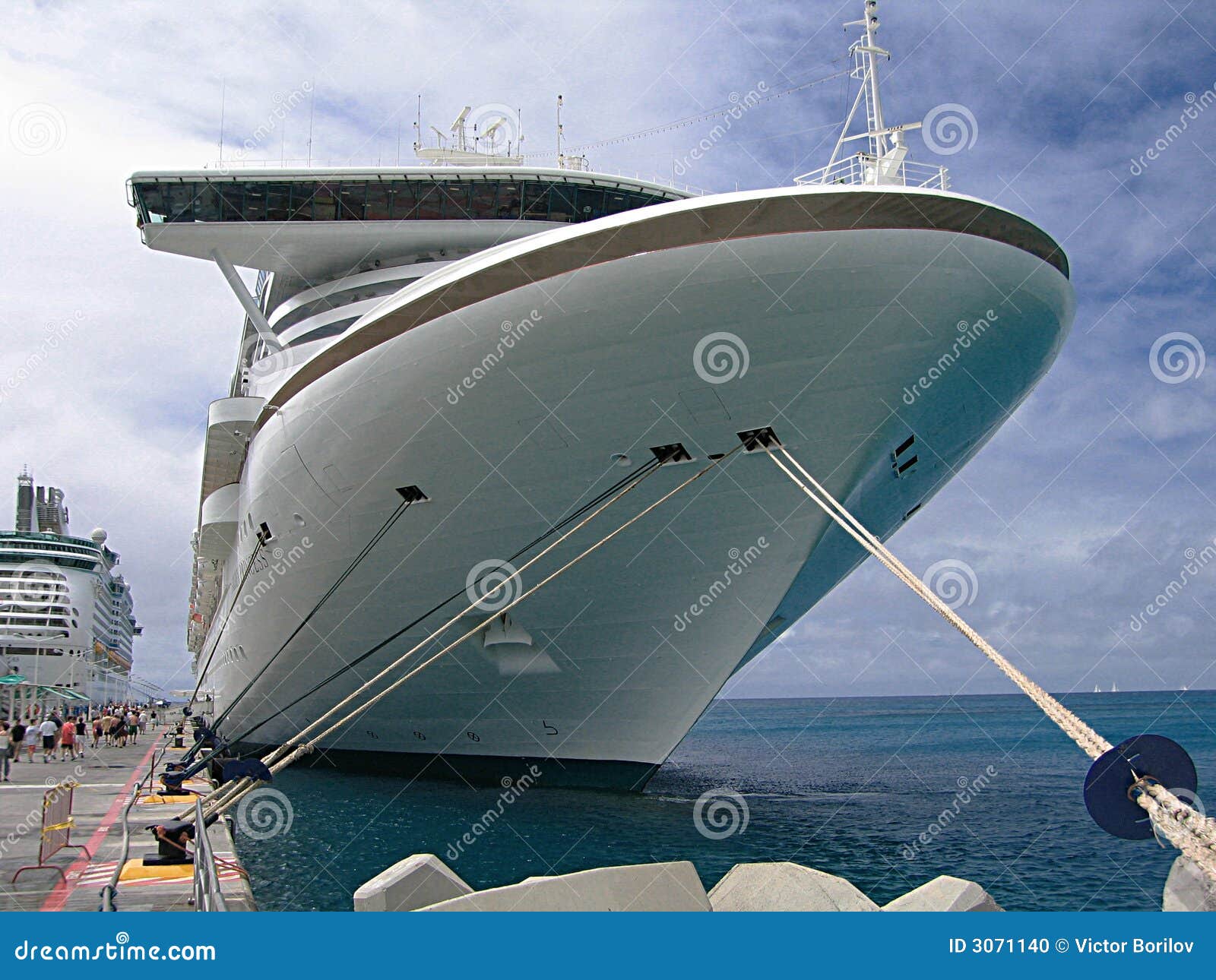 Moored Cruise Ship Picture. Image: 3071140