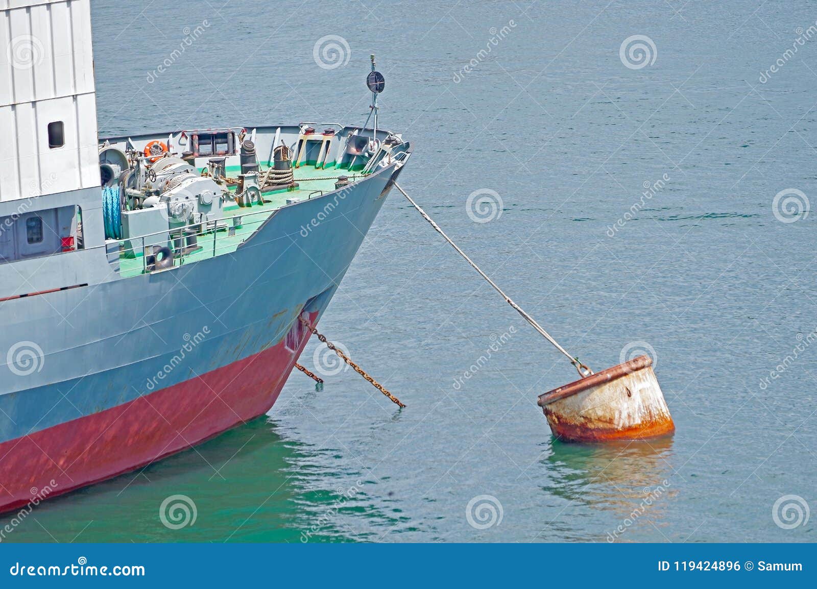 Buoy And Bridle Of A Mooring Anchor Royalty-Free Stock Image ...