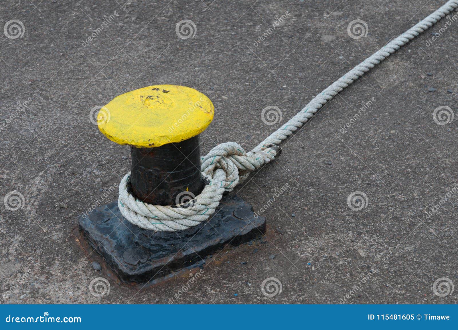 Mooring Point for a Boat stock image. Image of path - 115481605