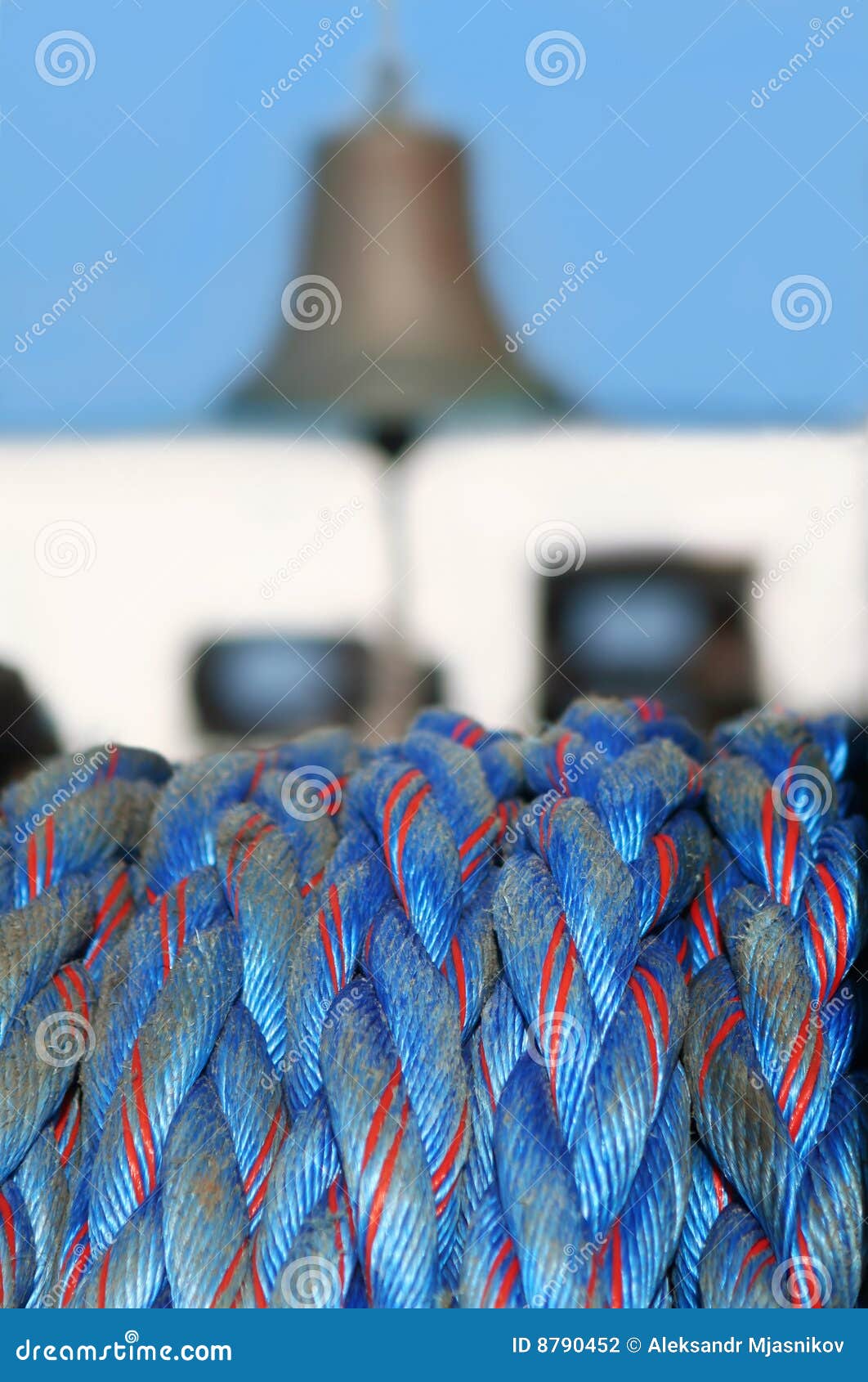 Mooring rope stock photo. Image of rope, sail, bell, line - 8790452