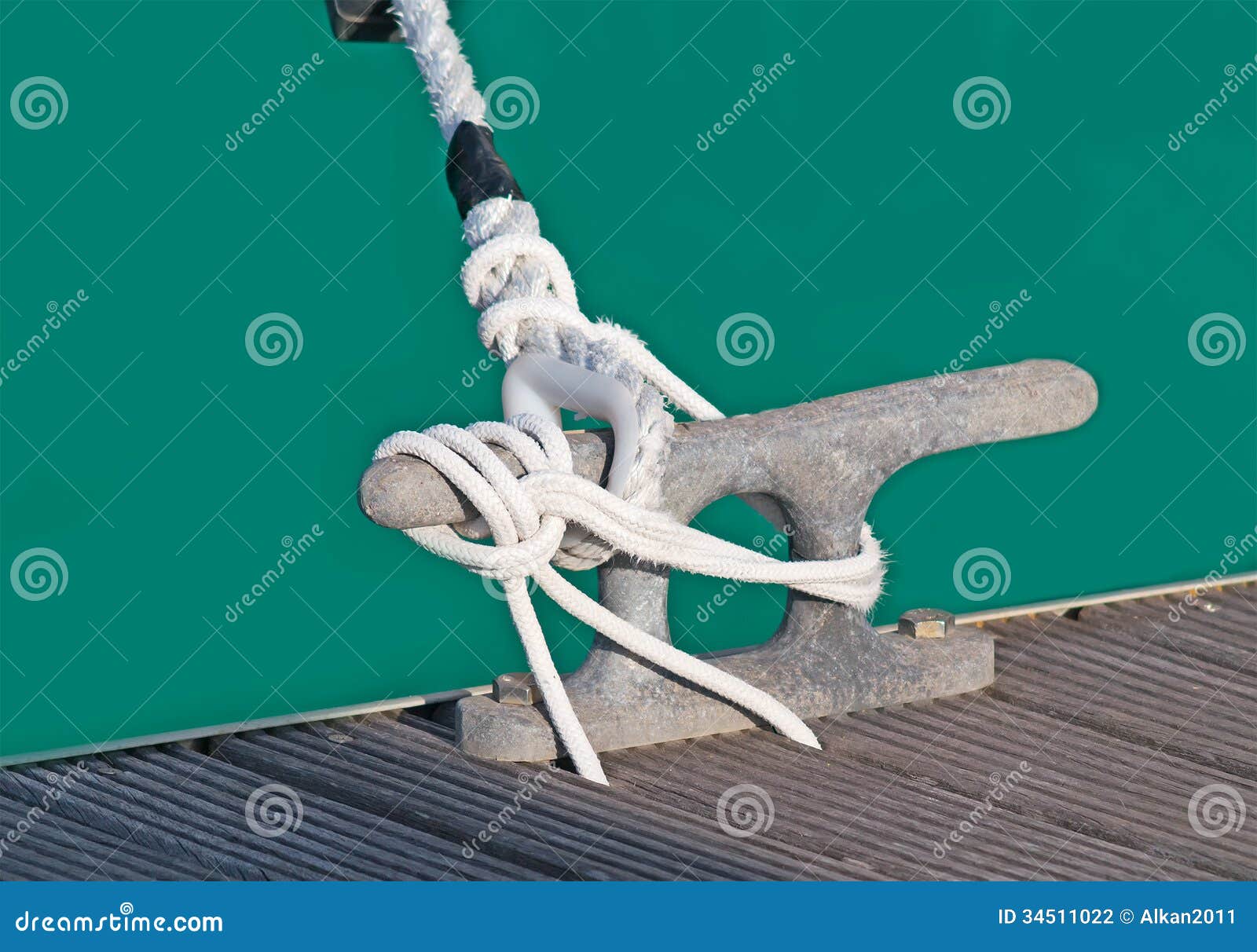 Mooring rope stock photo. Image of background, metal - 34511022