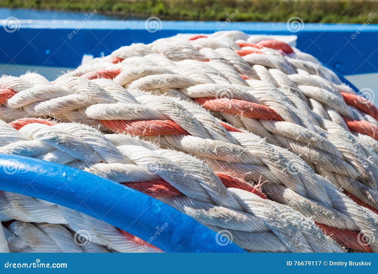 Mooring rope ship stock image. Image of nautical, abstract - 76679117