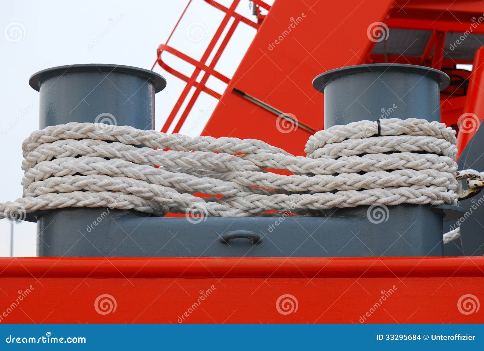 Mooring Rope stock photo. Image of rope, pivot, steel - 33295684