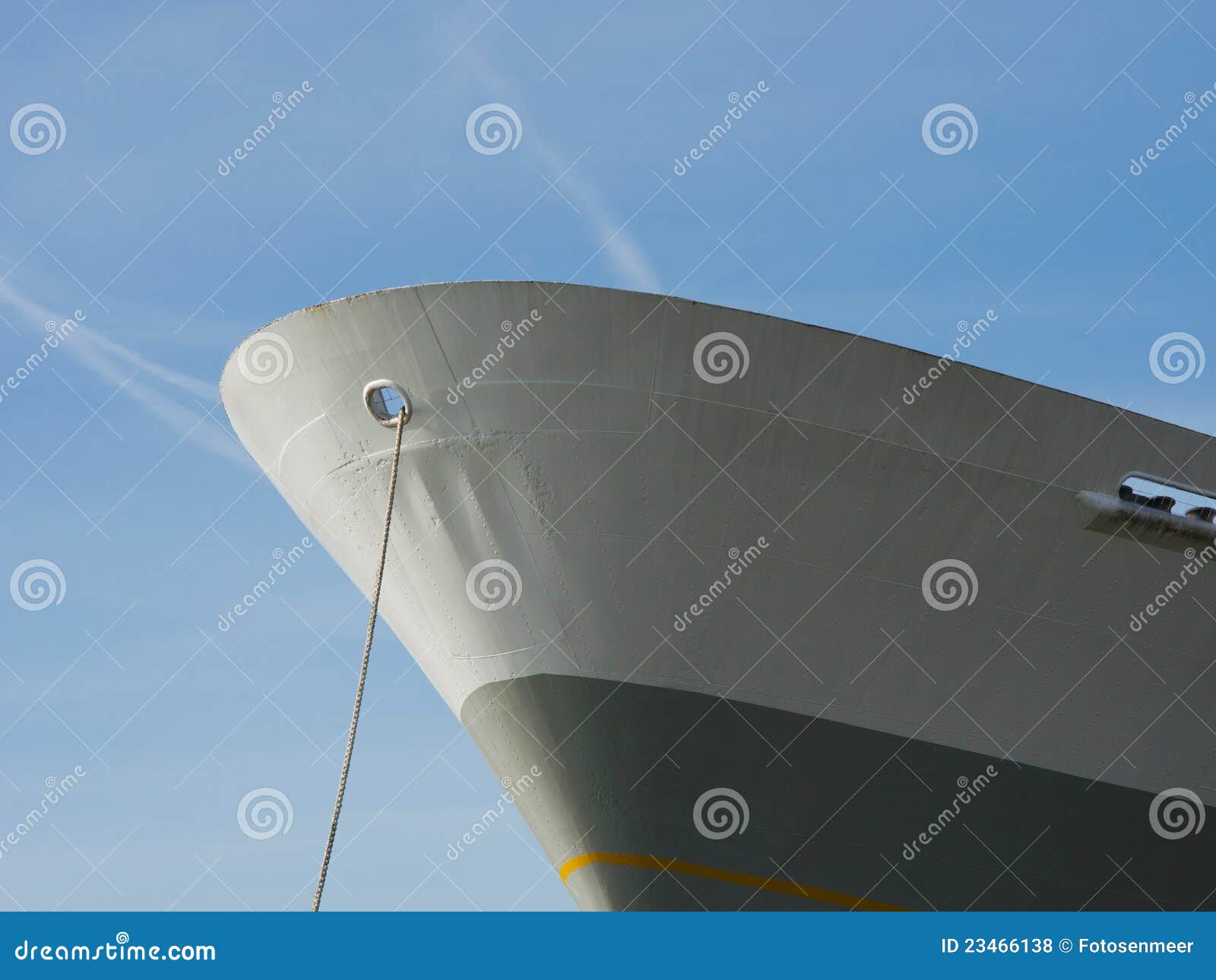 Mooring a ship with a rope stock photo. Image of ship - 23466138