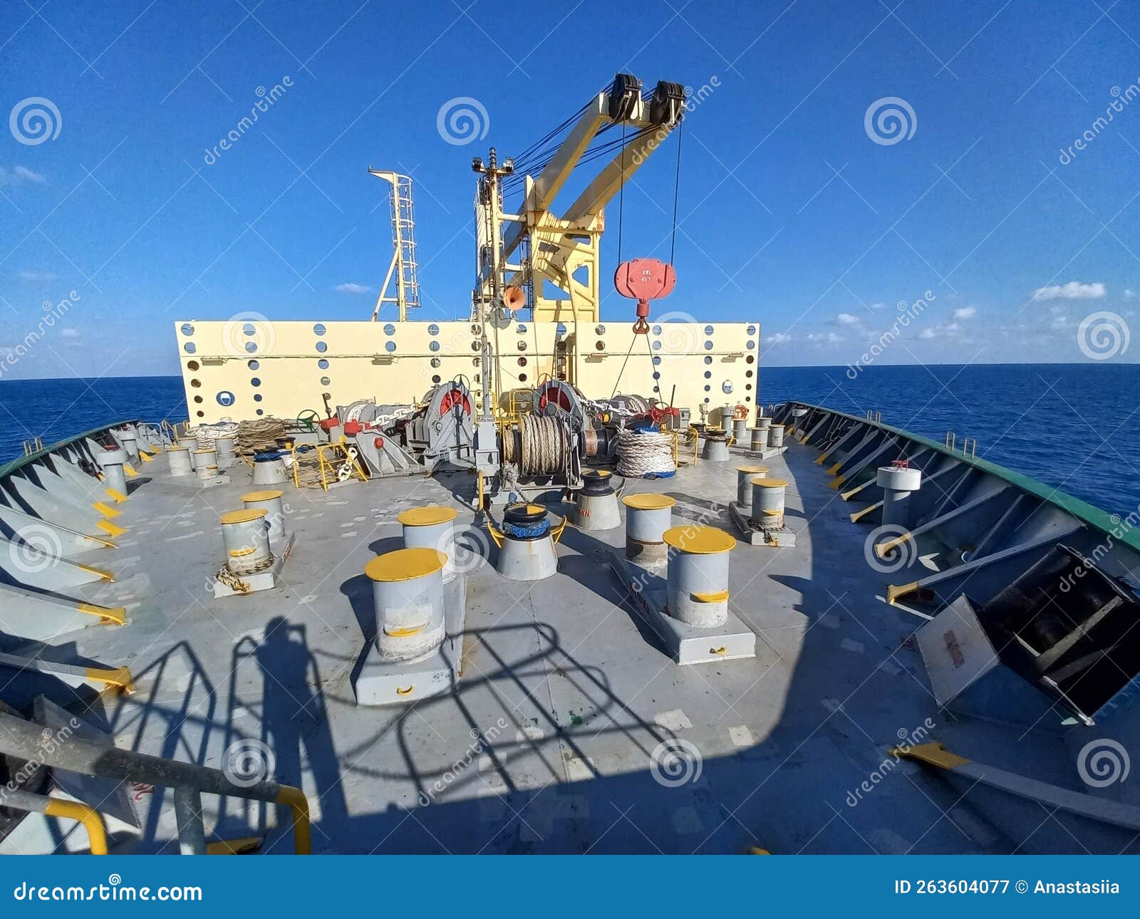 Mooring Station of Container Ship Editorial Photography - Image of ...