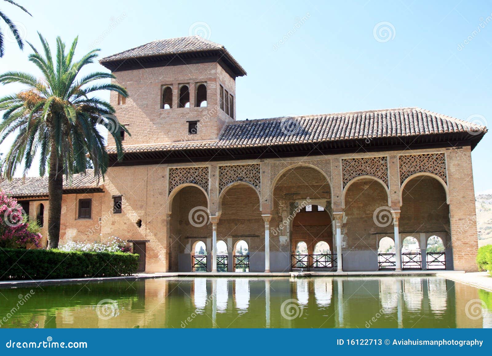 Moorish Architecture in the Alhambra Stock Image - Image of historic ...
