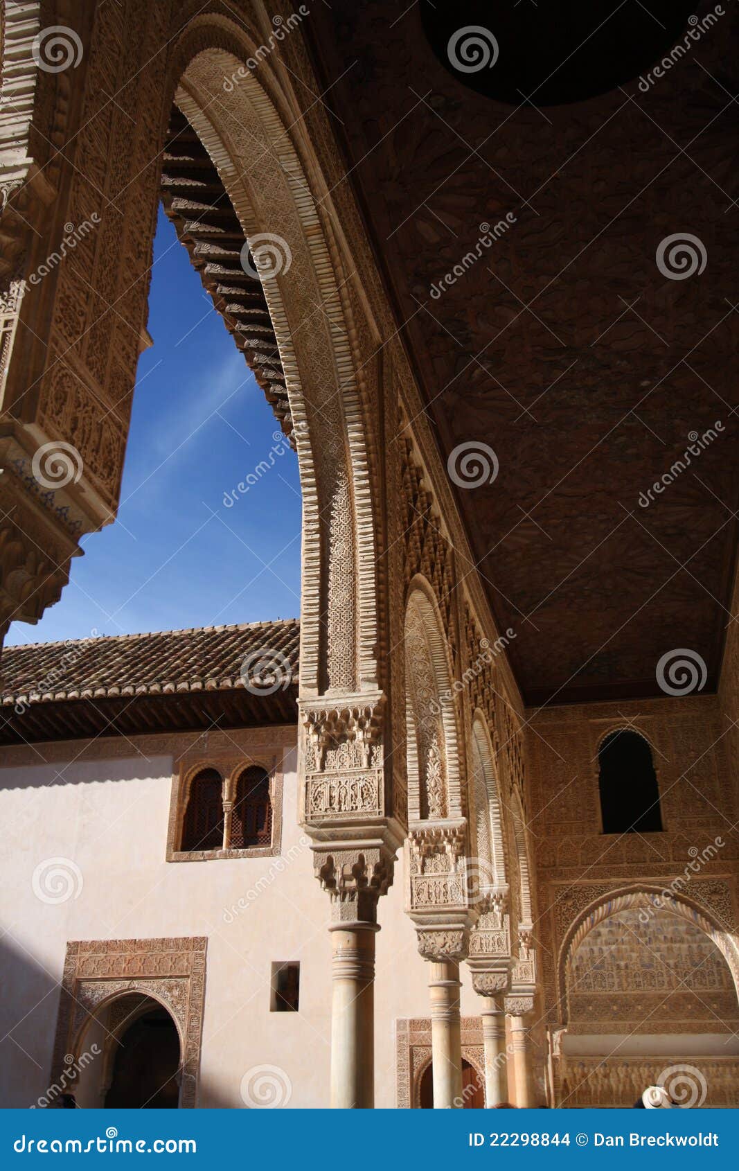 Moorish Architecture in Spain Stock Photo - Image of alhambra, travel ...