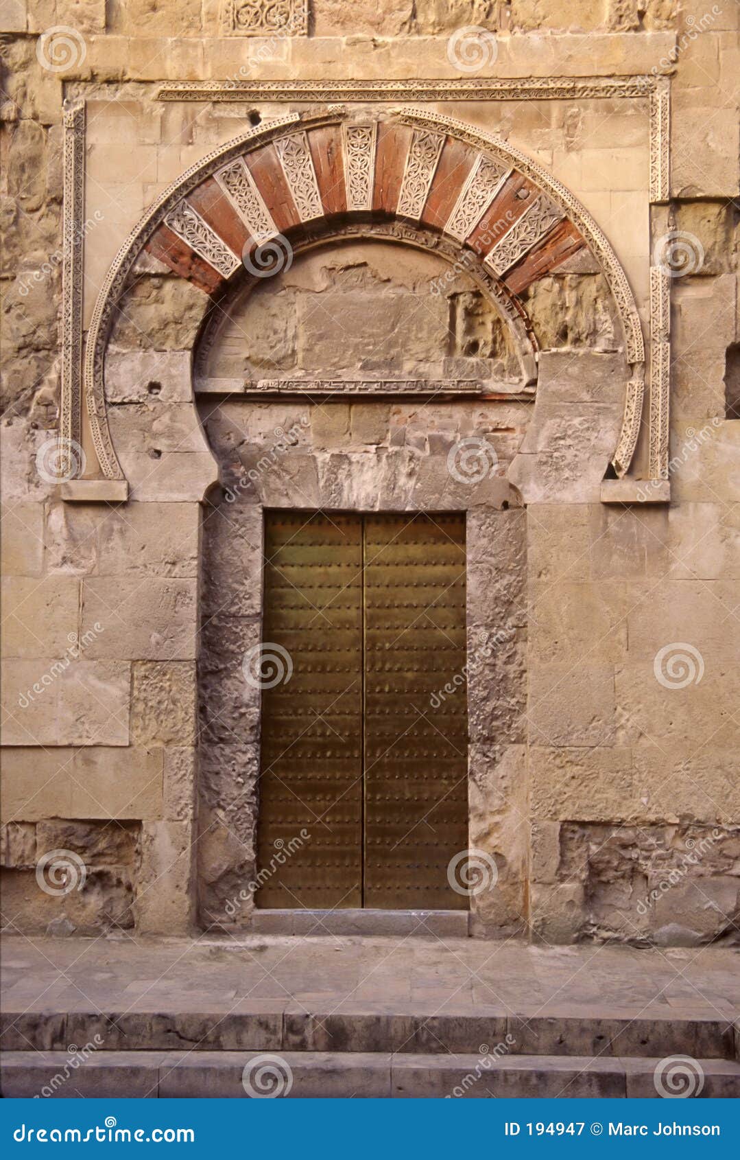 Moorish Door stock image. Image of europe, islam, travel - 194947