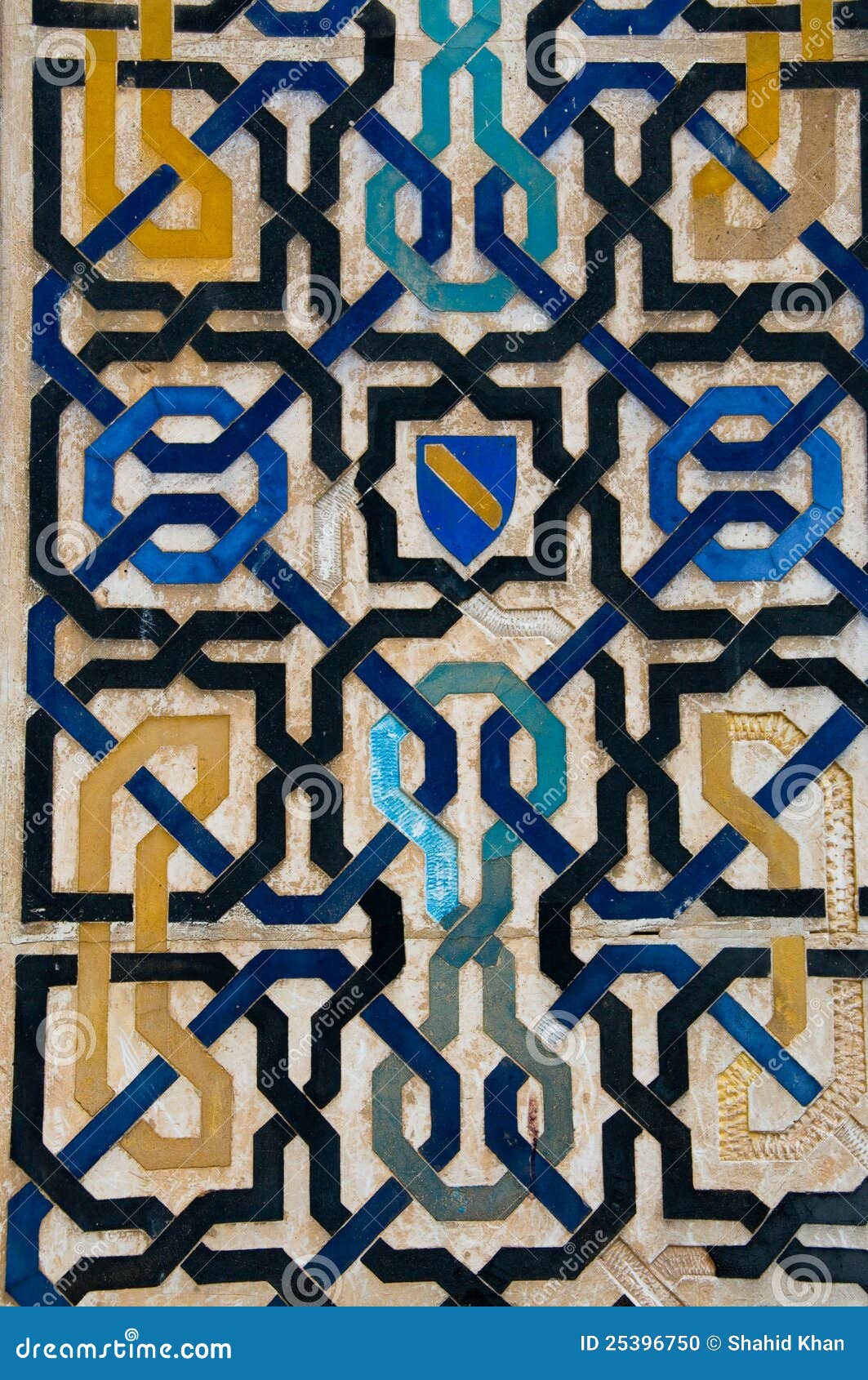 Moorish Pattern at Alhambra Stock Photo - Image of interior, design ...