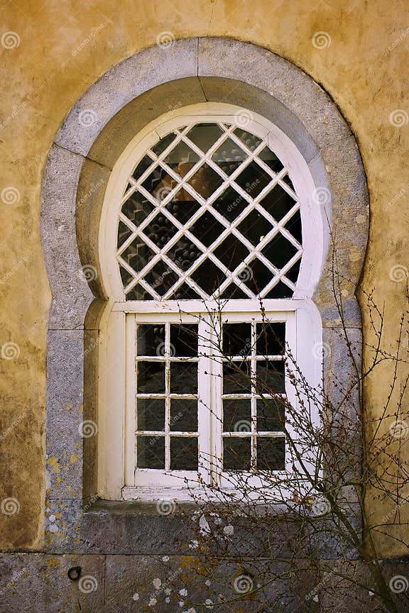 Moorish Window stock image. Image of stone, ornate, residential - 19070863