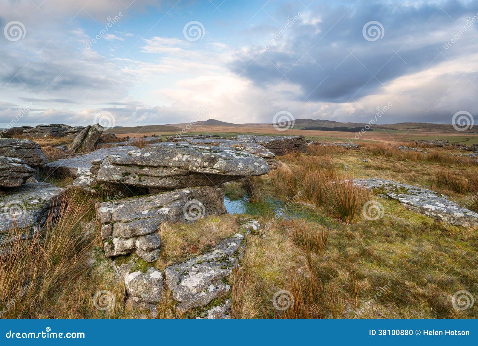 The Moors stock photo. Image of roughtor, moor, grassy - 38100880