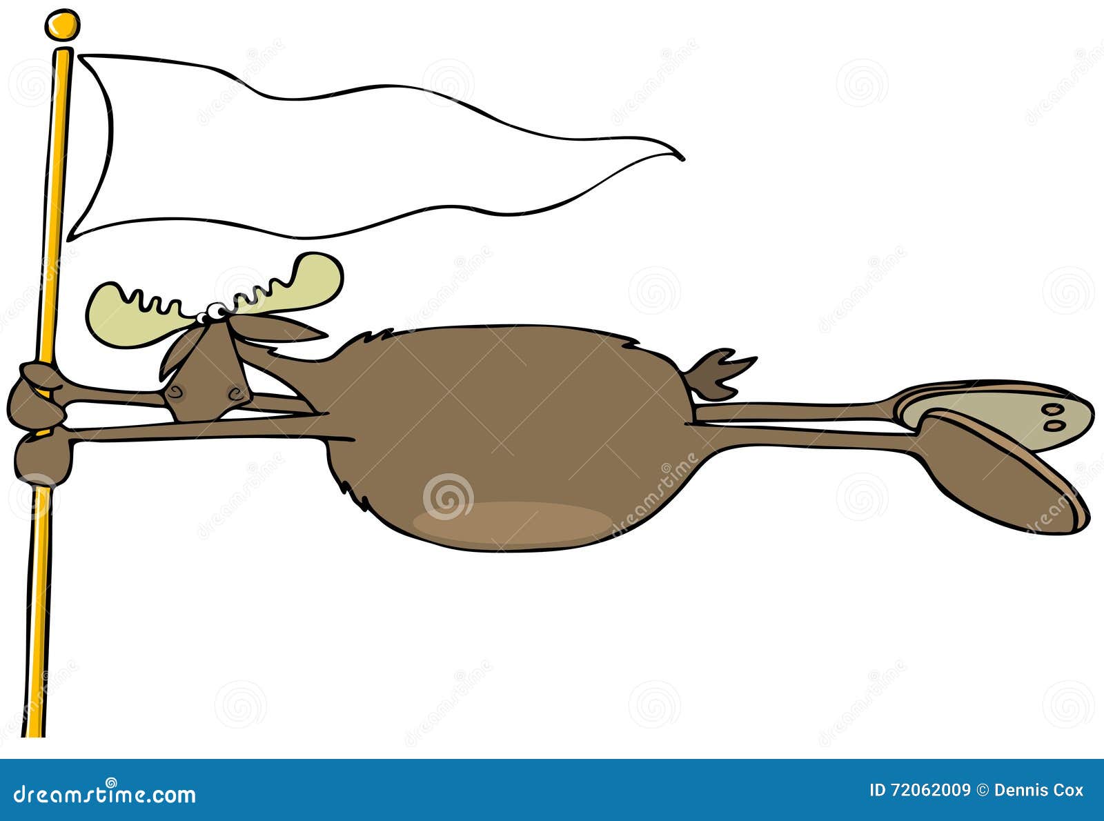 A Moose Hanging Out At The Local Bar. AI Generative Image. Stock ...