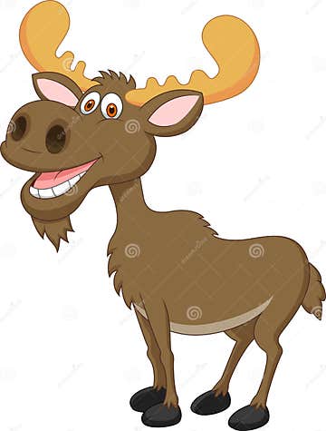 Moose cartoon stock vector. Illustration of humorous - 33230432