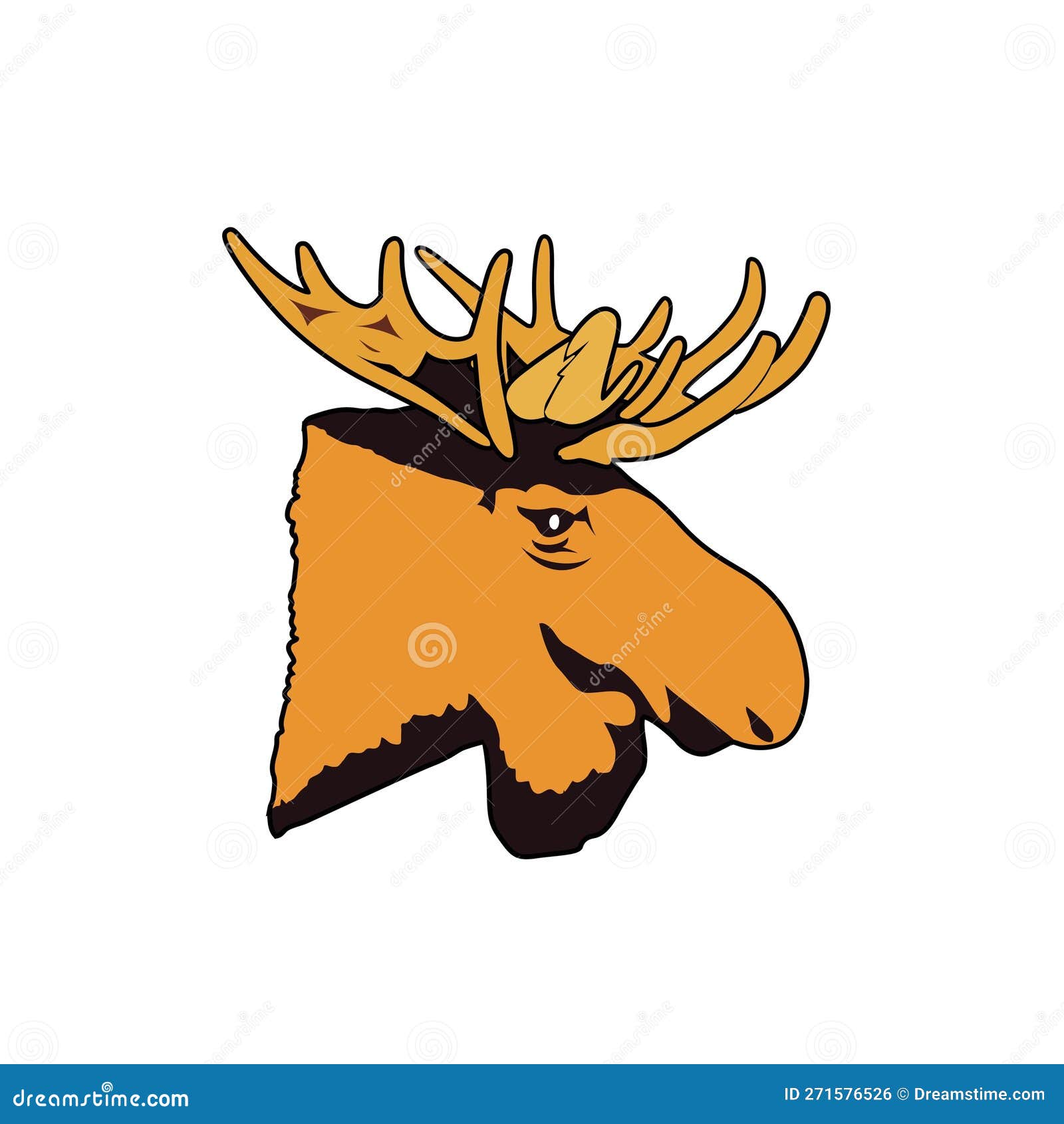 Moose Head Illustrations, Royalty-Free Vector Graphics & Clip Art Stock ...