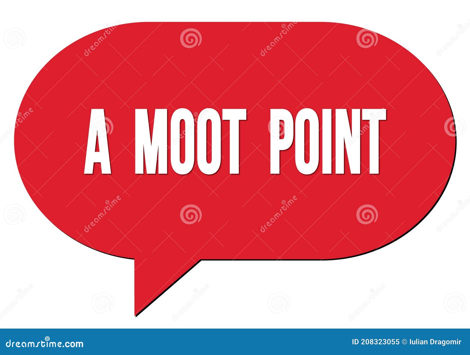 A MOOT POINT Text Written On Red Vintage Round Stamp Royalty-Free Stock ...