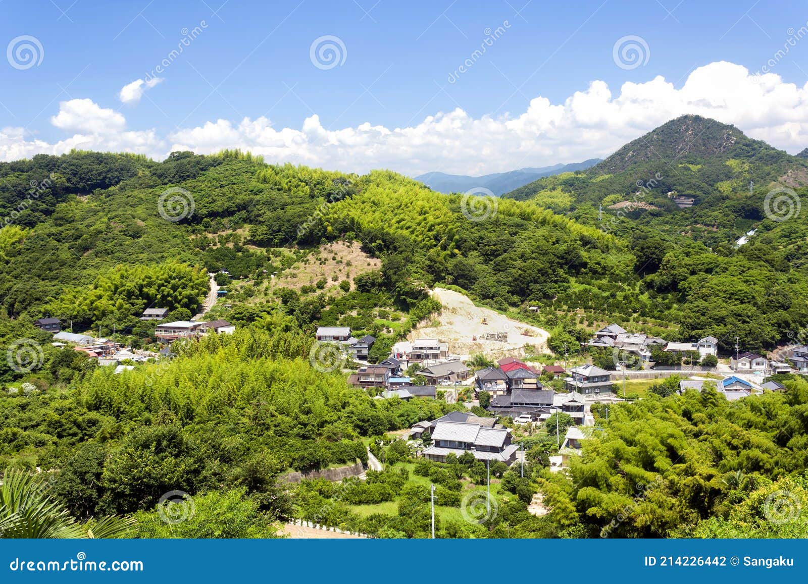 Mountain Village - Innoshima Island, Japan Stock Photo - Image of japan ...