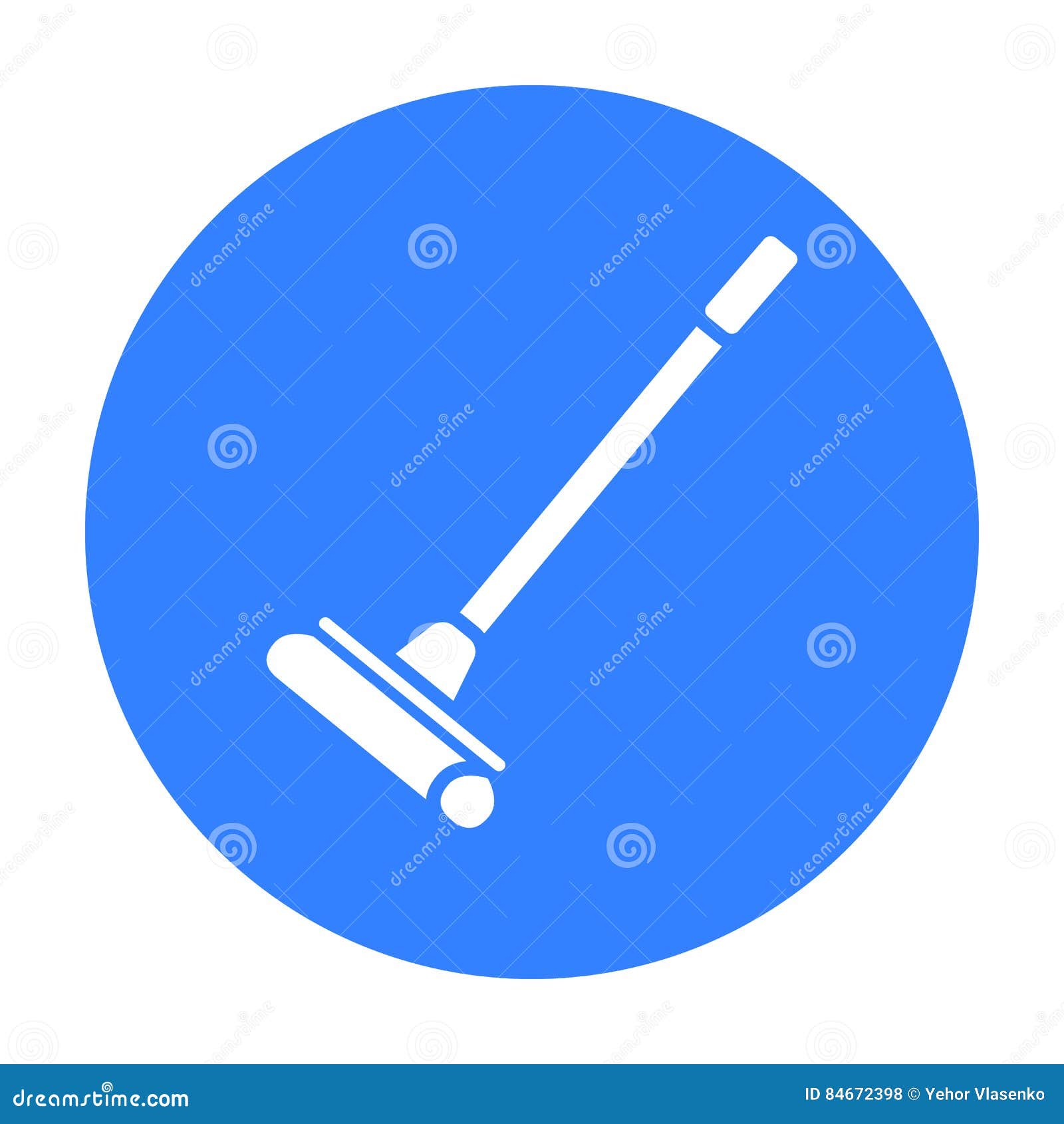 Mop Black Icon. Illustration for Web and Mobile Design. Stock Vector ...
