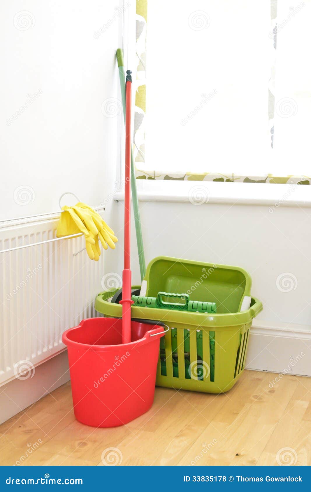 Mop and bucket stock photo. Image of house, property - 33835178