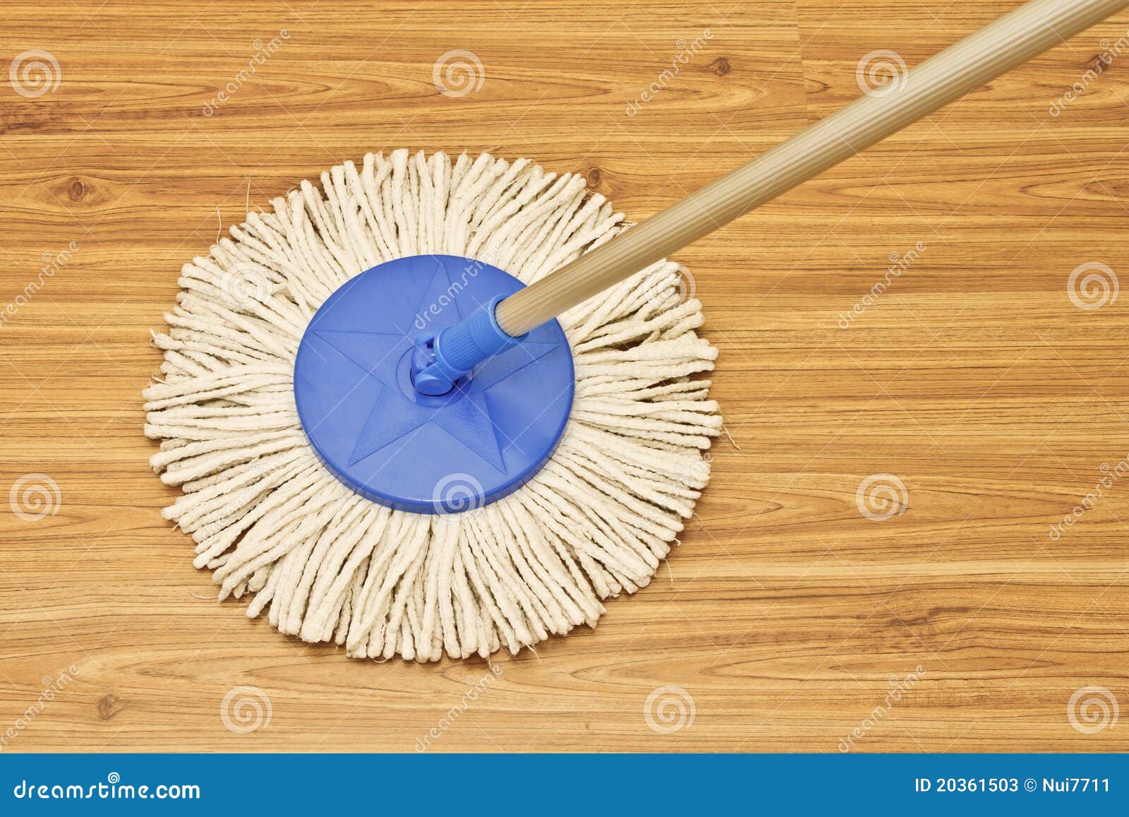 A mop in modern style stock image. Image of indoors, blue - 20361503