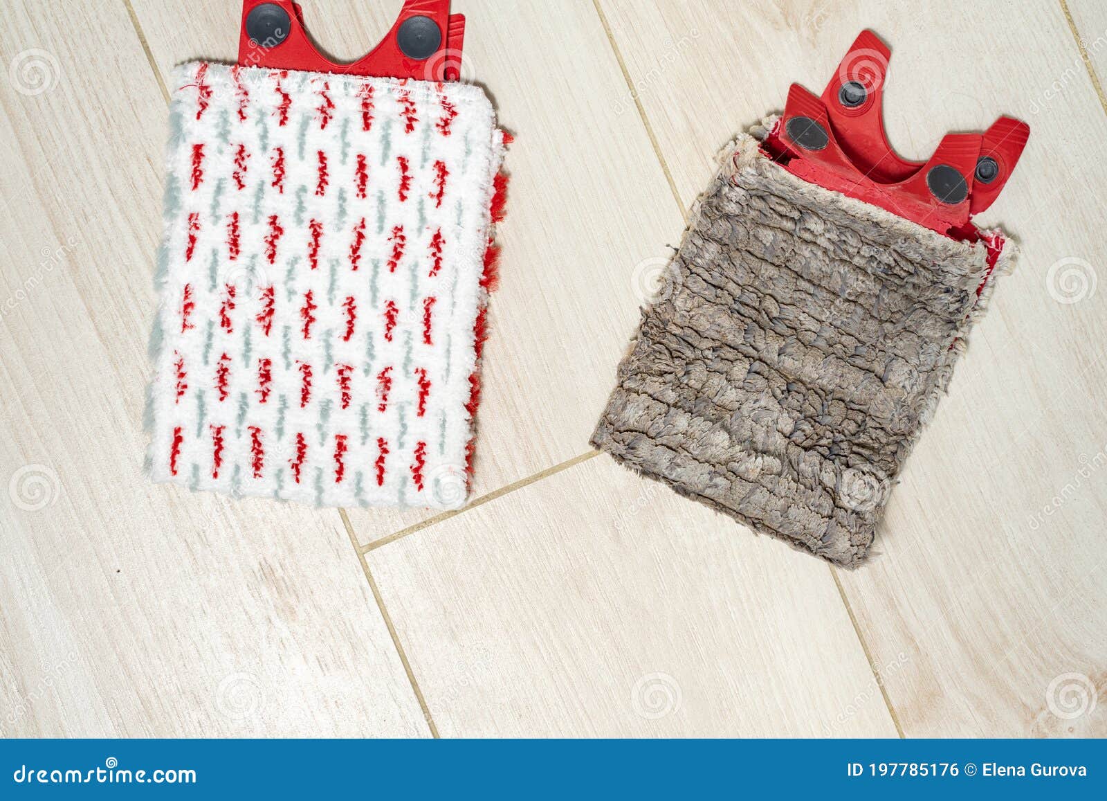 Mop for Mopping Old and New Stock Photo - Image of cleaner, household ...