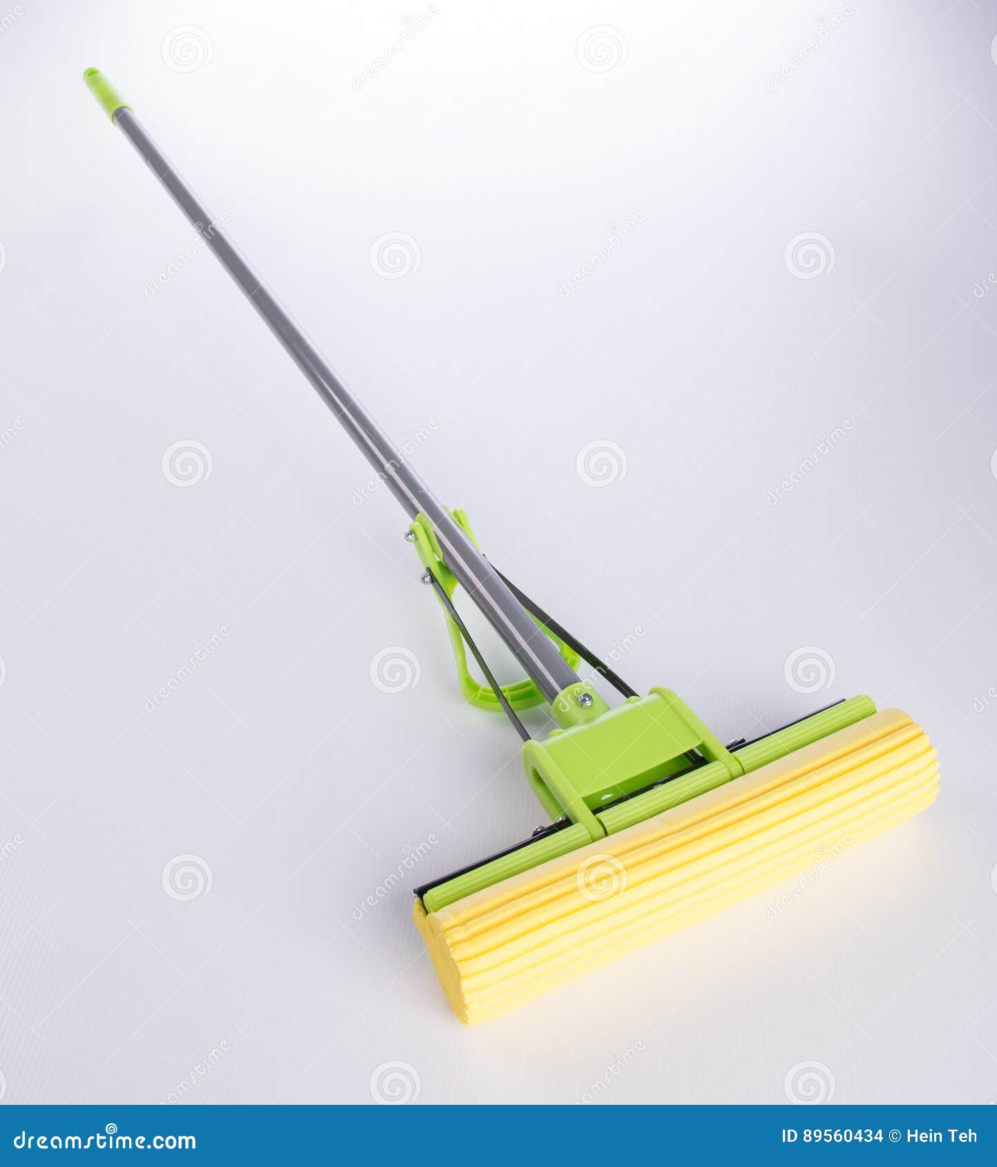 Mop or Plastic Mop with Aluminum Handle. Stock Photo - Image of ...
