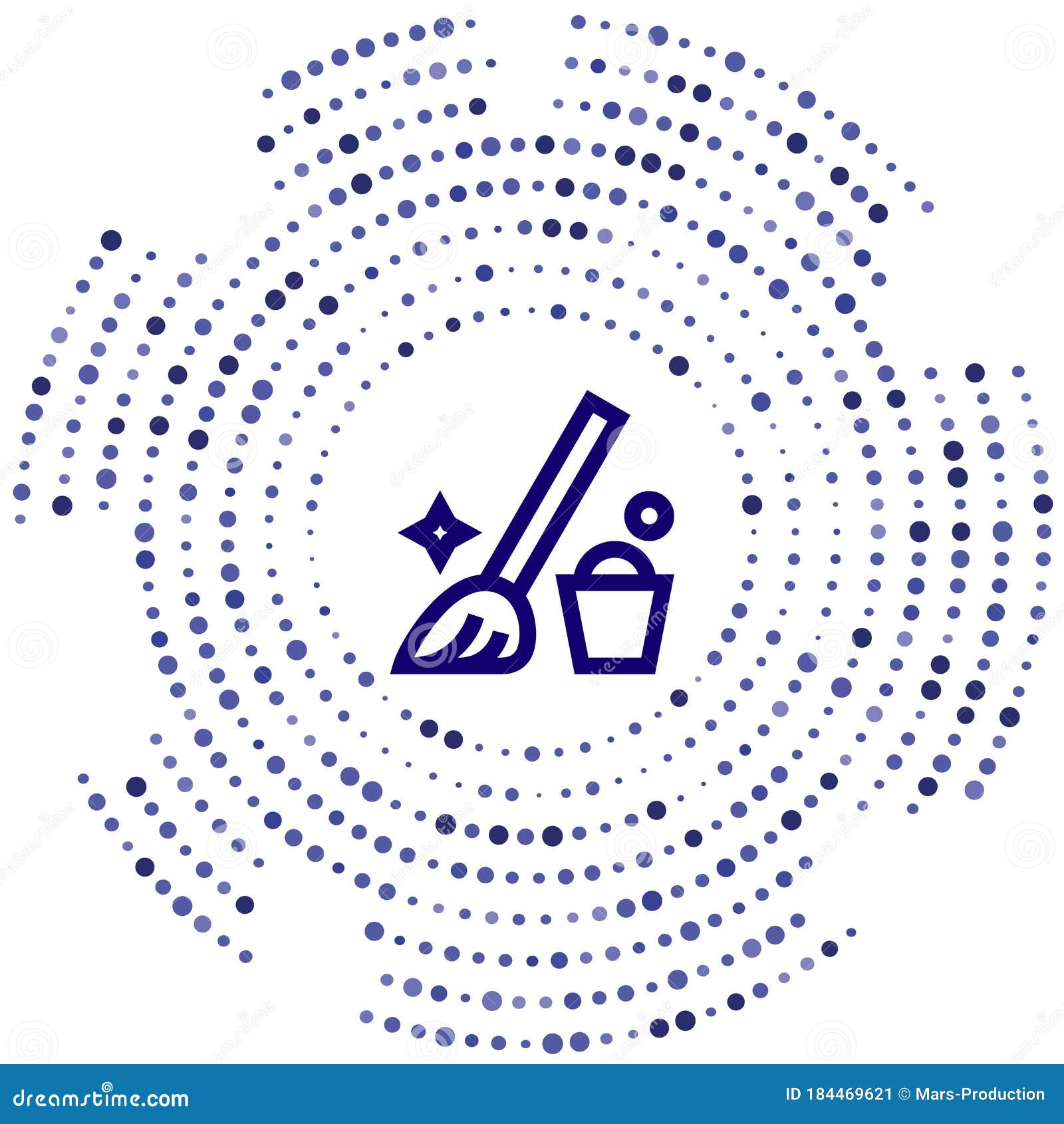 Mop Vector Icon. Mop Editable Stroke. Mop Linear Symbol for Use on Web ...